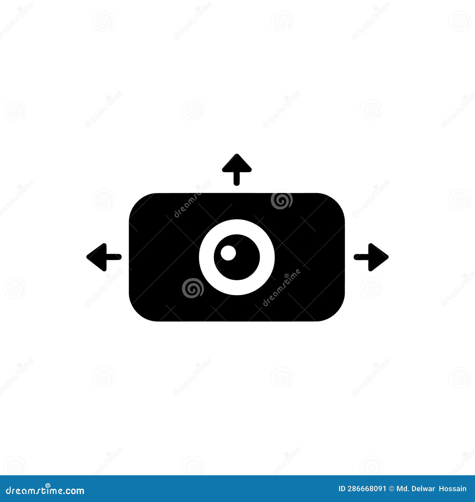 Camera sensor icon stock illustration. Illustration of megapixels ...