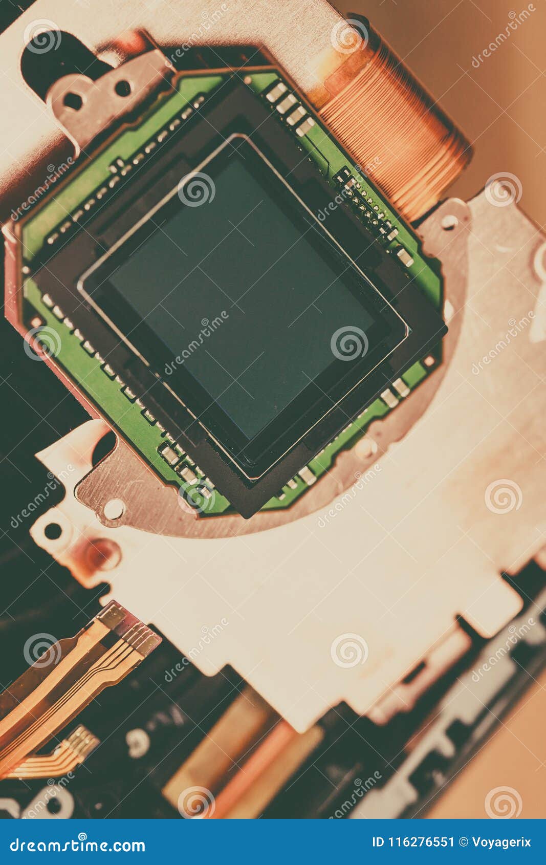 Camera Sensor Matrix Close Up Stock Image - Image of macro, microchip ...