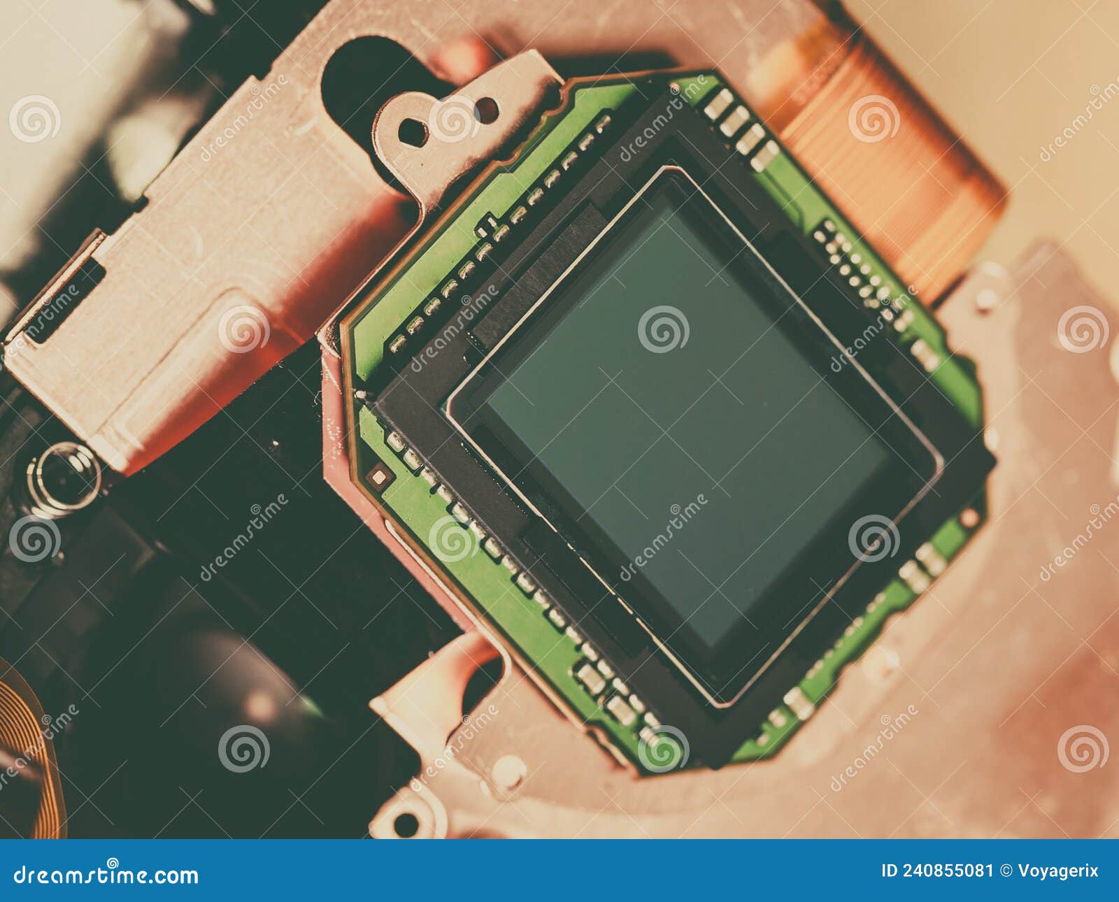 Camera Sensor Matrix Close Up Stock Image - Image of component, closeup ...
