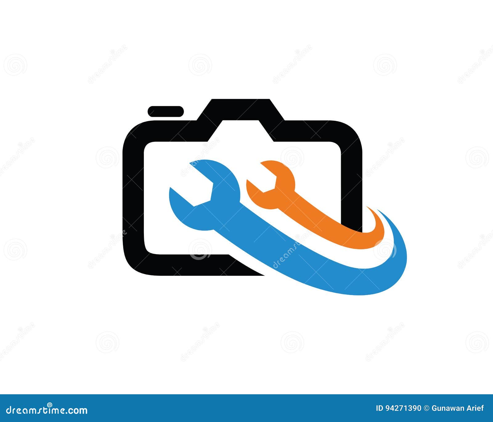 Camera Service Logo Template Design Vector, Emblem, Design Concept ...