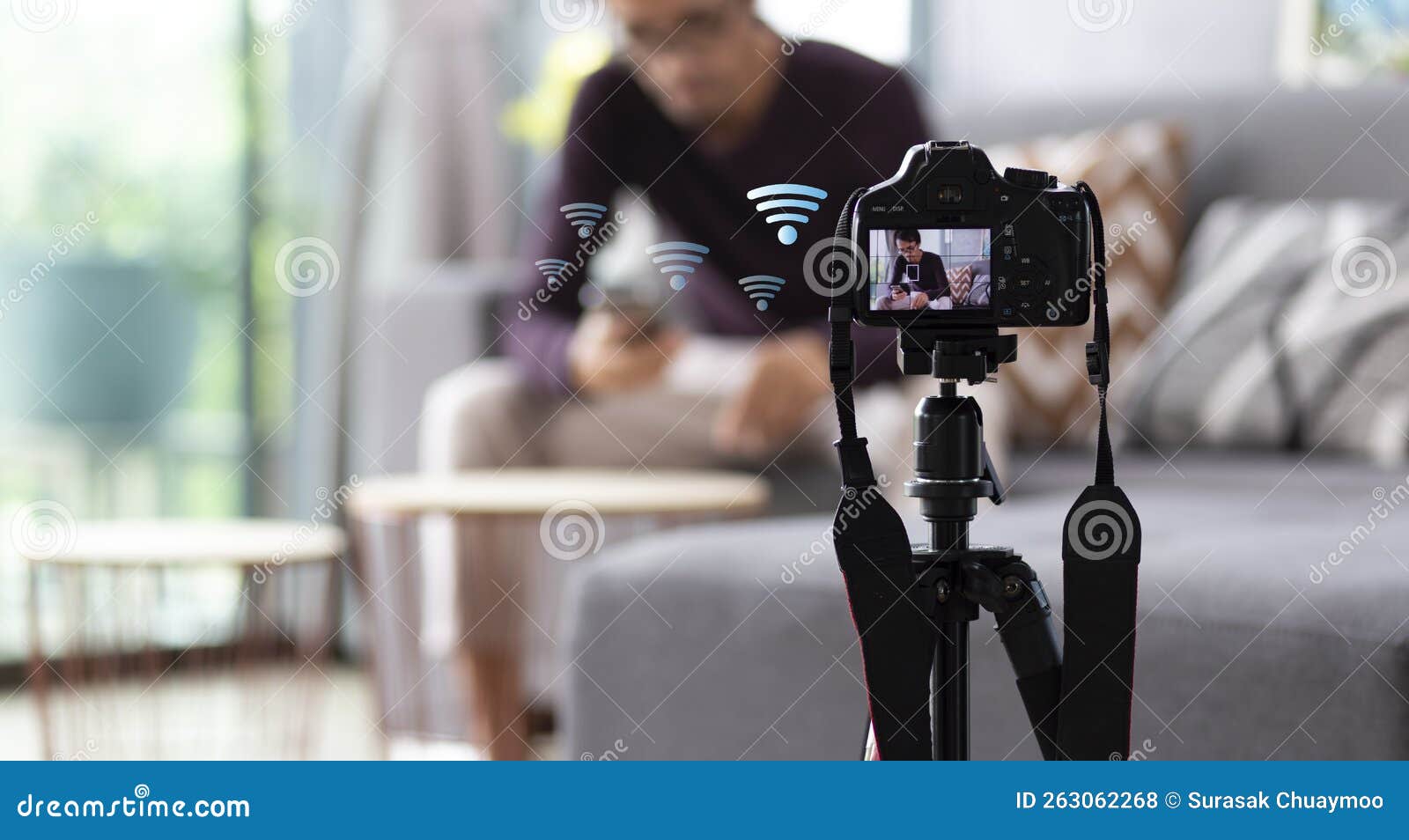 Camera with Setting WIFI and Connecting with Mobile Phone and Remote ...