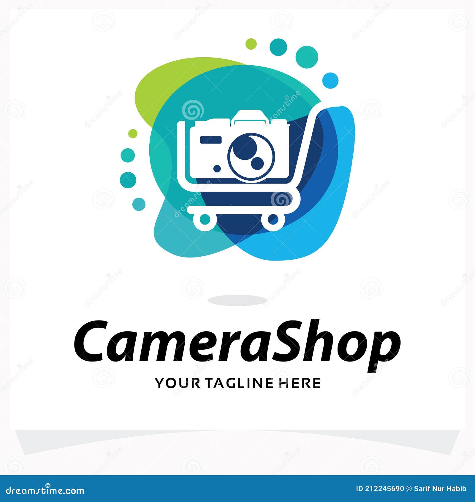 Camera Shop Logo Template Design Template Stock Vector - Illustration ...