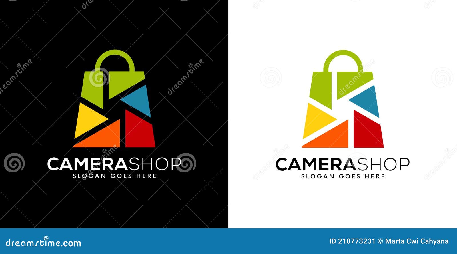 Camera Shop Logo Vector Design Stock Vector - Illustration of graphic ...
