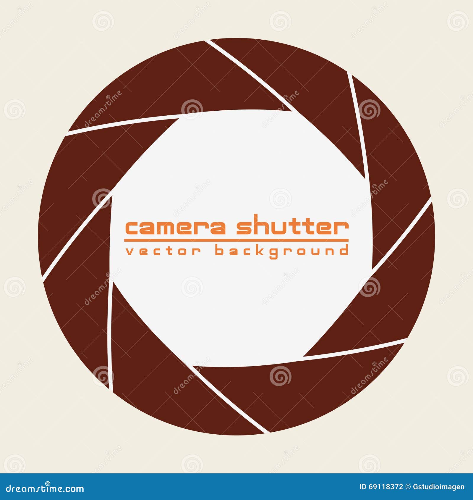 Camera shutter background stock illustration. Illustration of frame ...