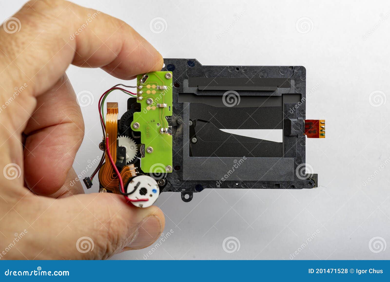 Camera Shutter. Camera Mechanism Stock Photo - Image of object, mark ...