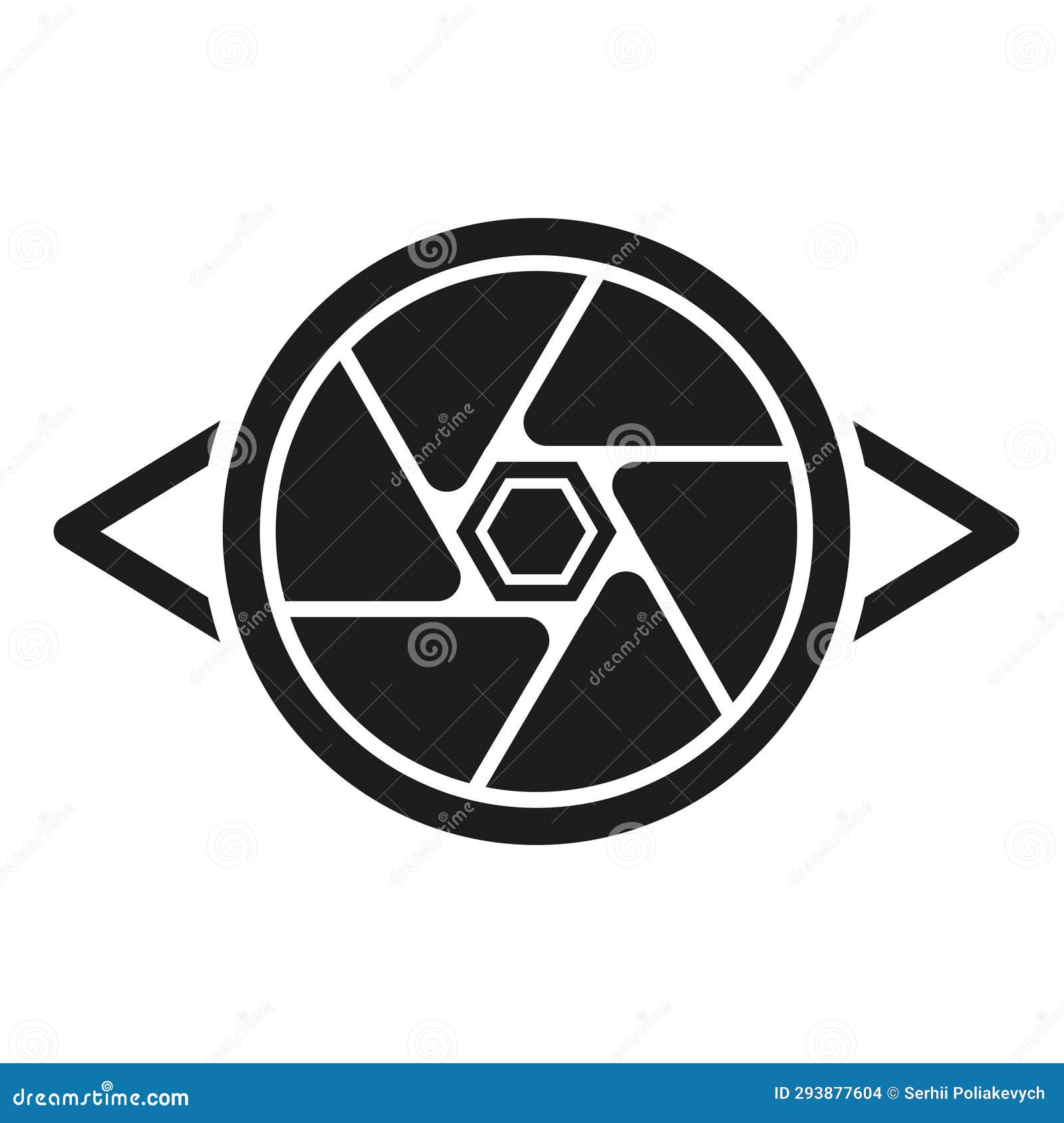 Camera Shutter Icon. Vector Illustration. EPS 10 Stock Vector ...