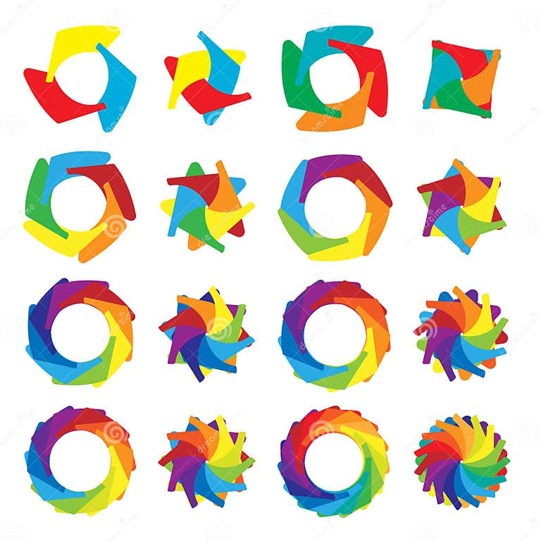 Camera Shutter Icons Set, Cartoon Style Stock Vector - Illustration of ...