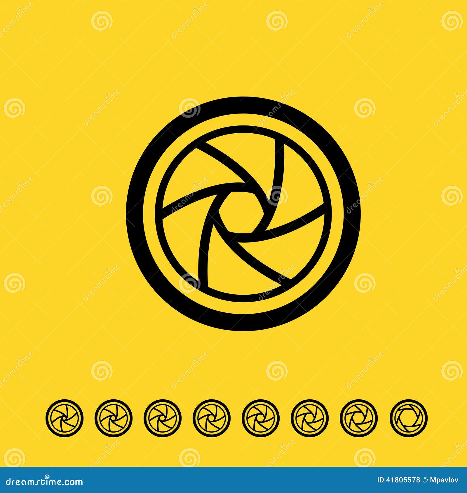 Camera Shutter Illustration Stock Vector - Illustration of icon, device ...