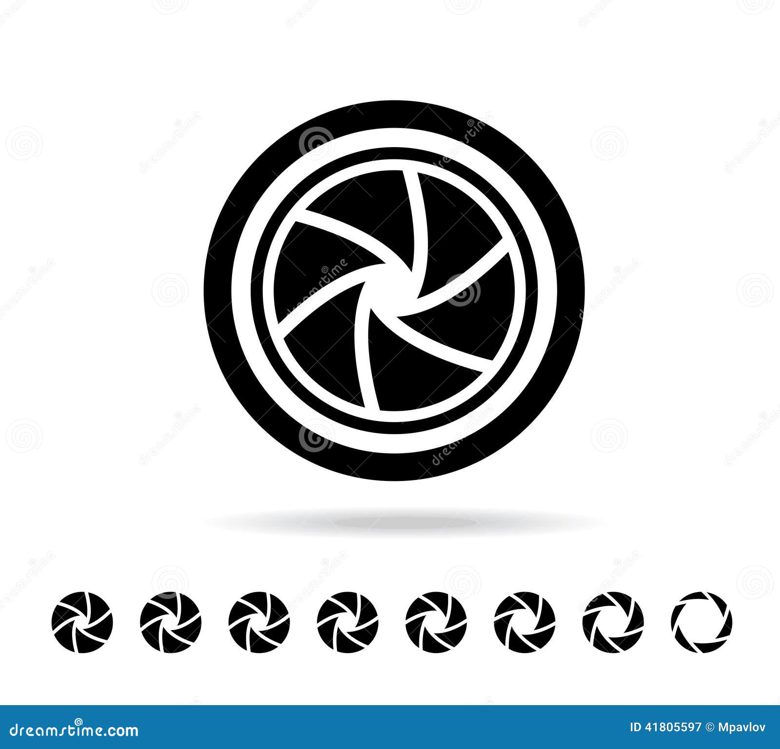 Camera Shutter Illustration Stock Vector - Illustration of photographer ...