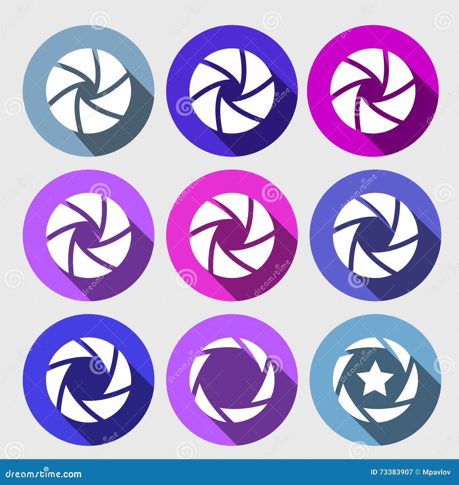 Camera Shutter Illustration Stock Vector - Illustration of background ...