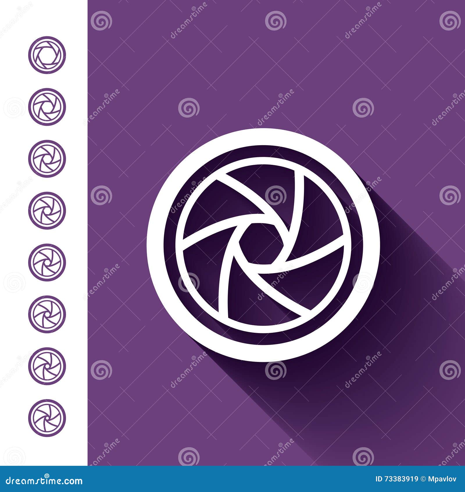 Camera Shutter Illustration Stock Vector - Illustration of professional ...