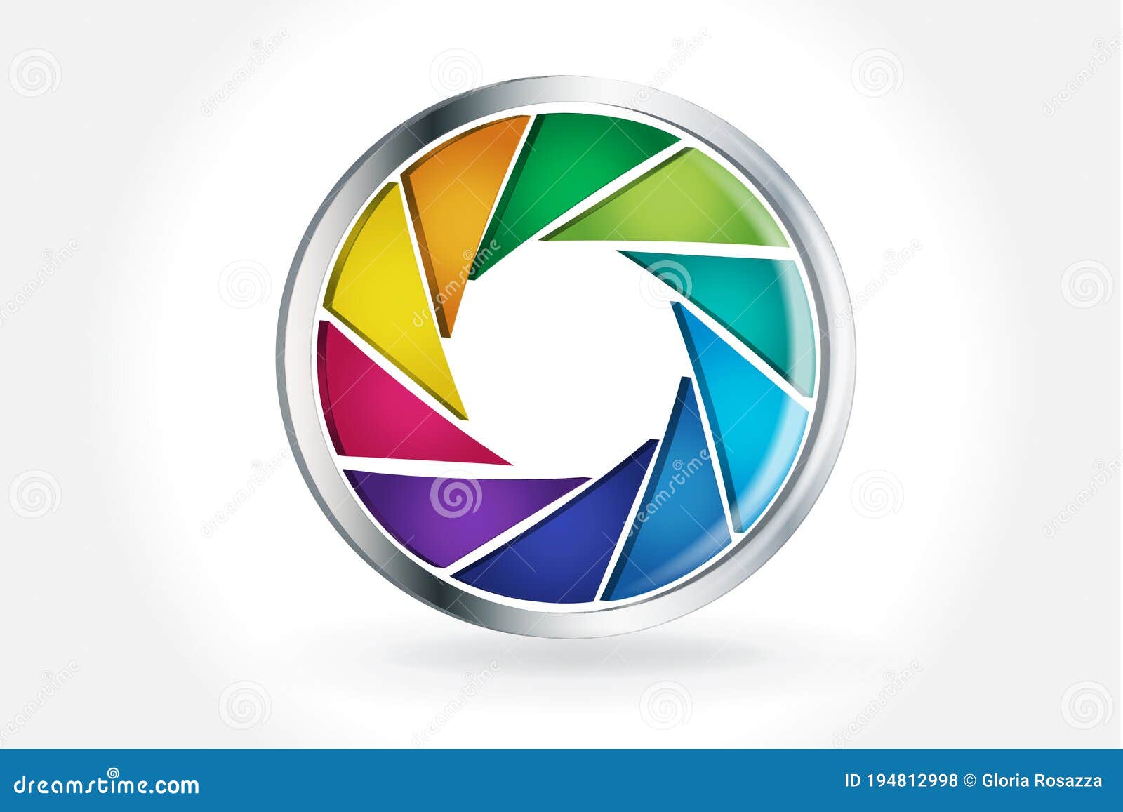 Logo Camera Shutter Symbol of Photography Stock Vector - Illustration ...