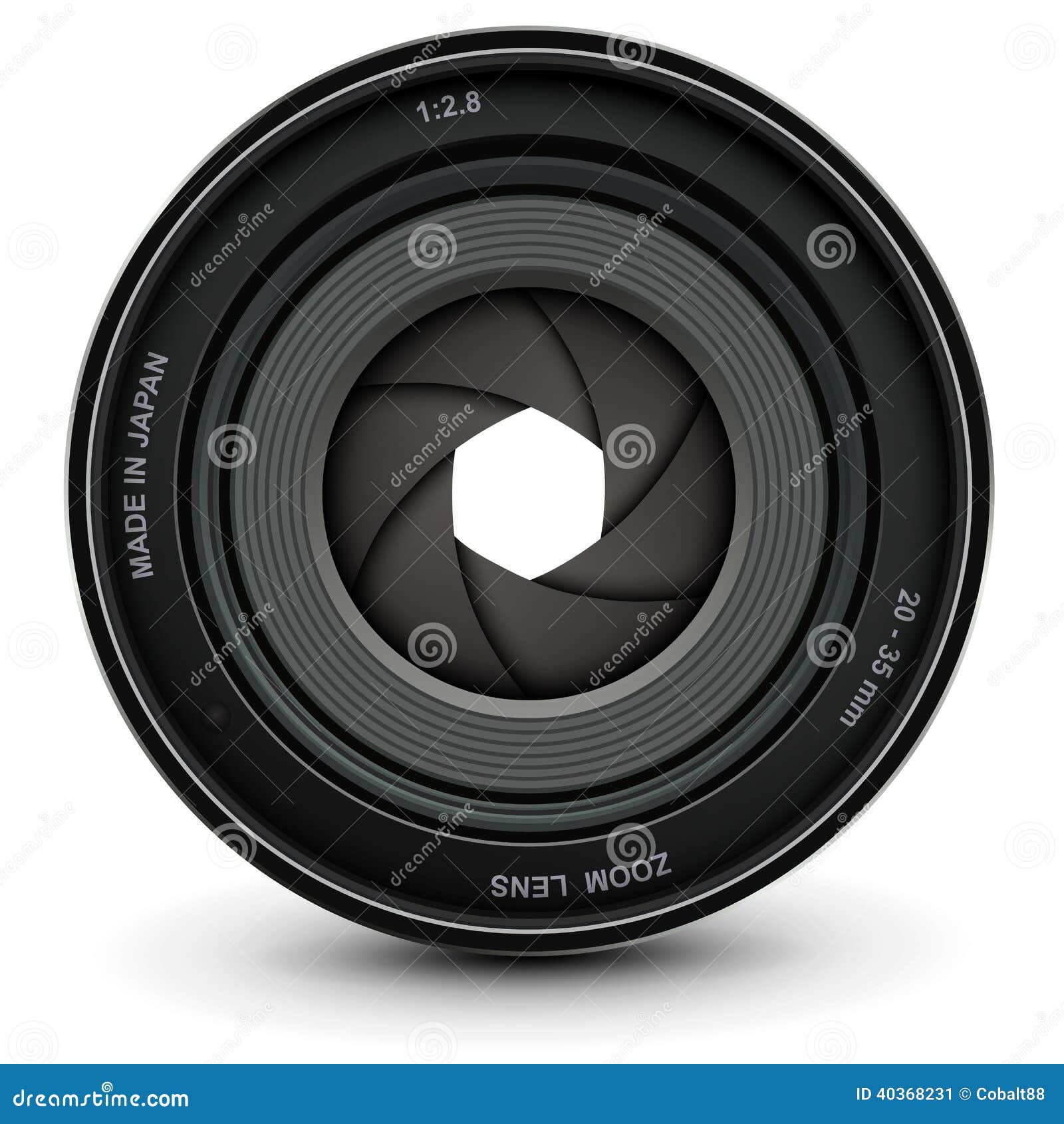 Camera shutter stock vector. Illustration of optical - 40368231