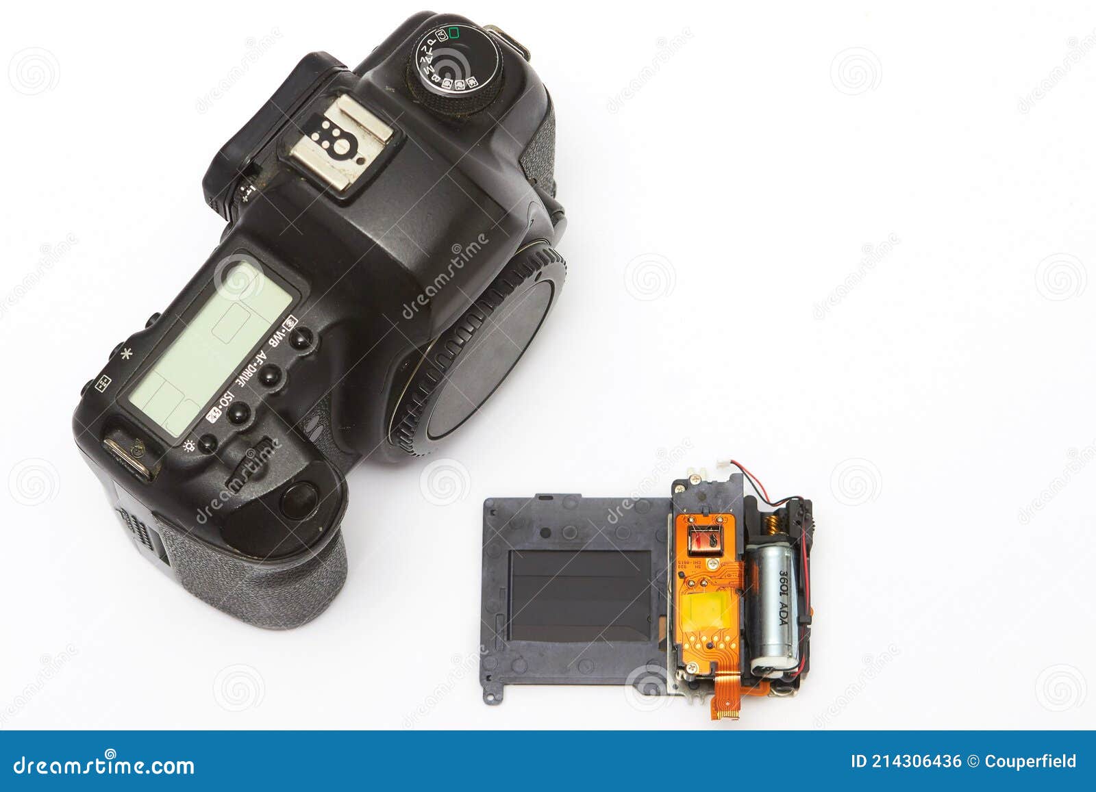 Mechanical Electronical Camera Shutter Removed from Slr Body for ...
