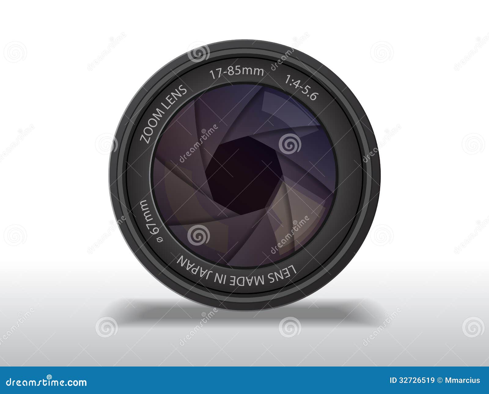Camera shutter stock vector. Illustration of professional - 32726519