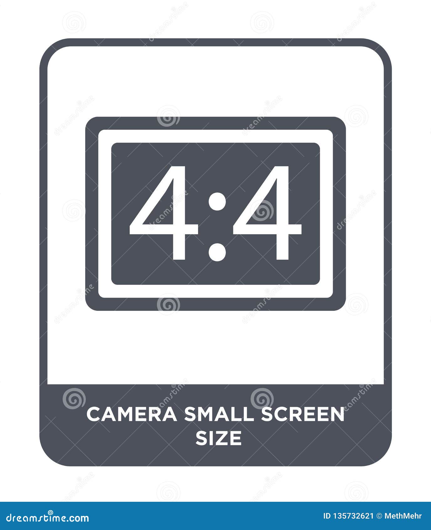 Camera Small Screen Size Icon in Trendy Design Style. Camera Small ...