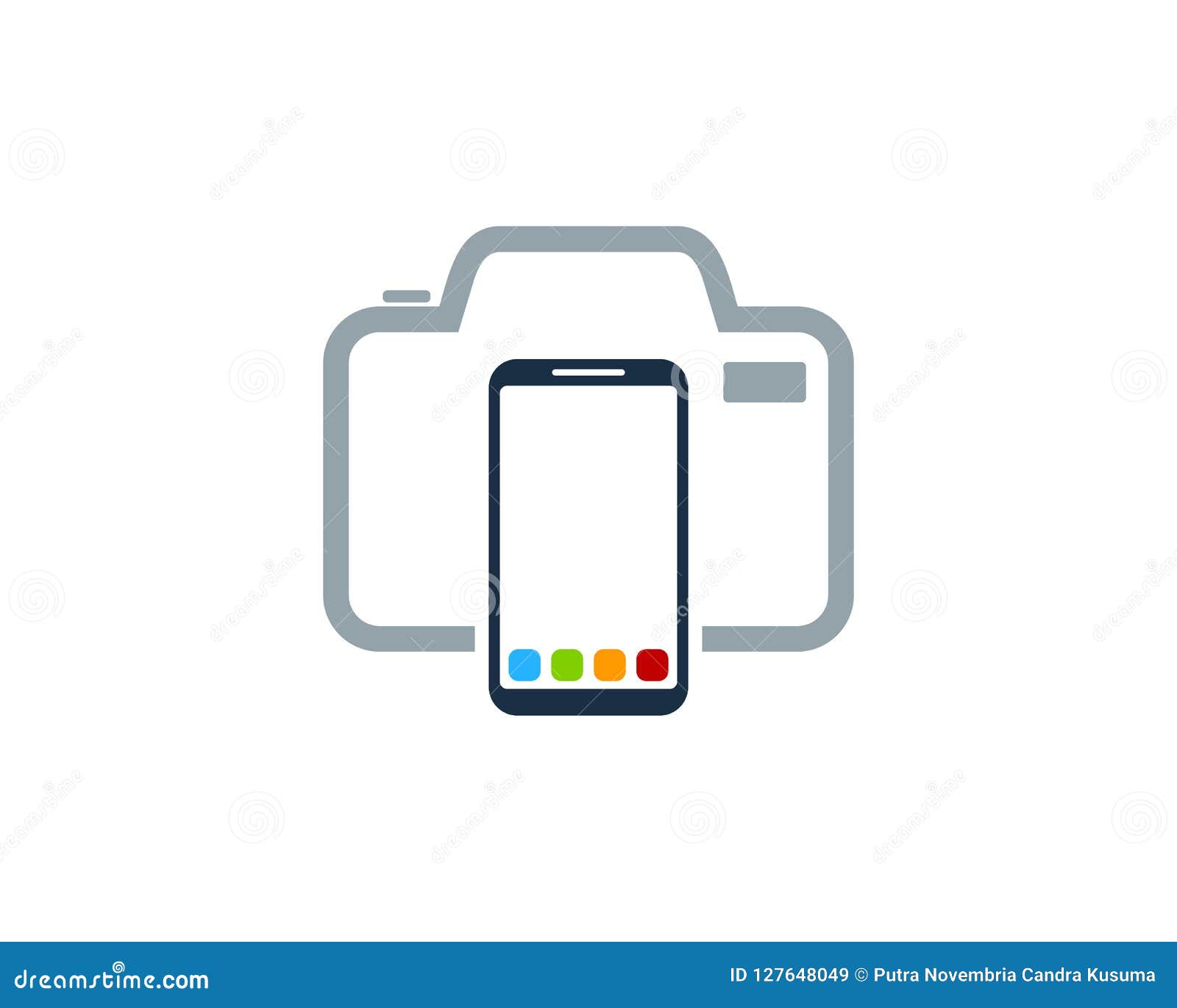 Camera Smartphone Logo Icon Design Stock Vector - Illustration of ...