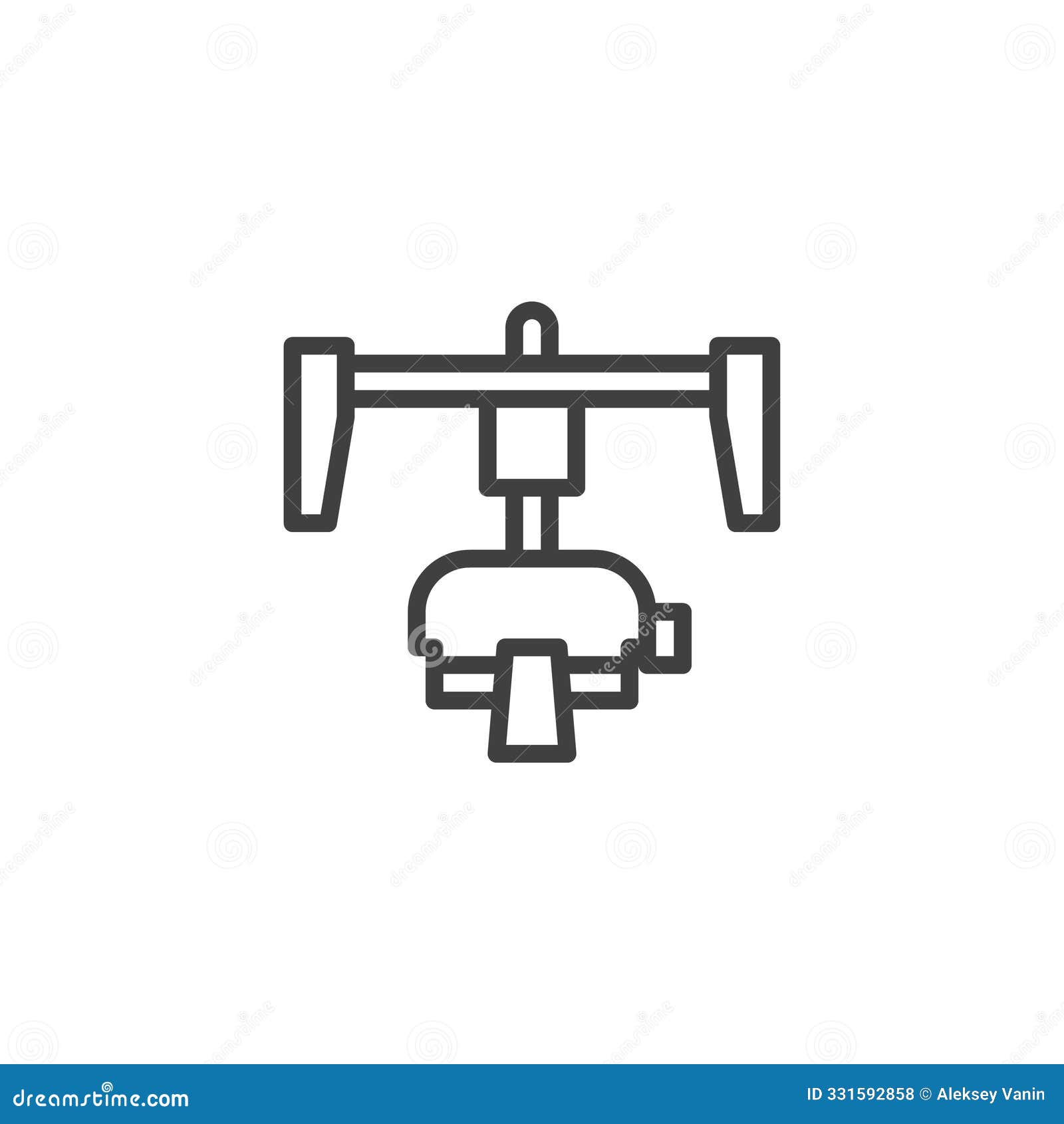 Camera Stabilizer Line Icon Stock Illustration - Illustration of ...