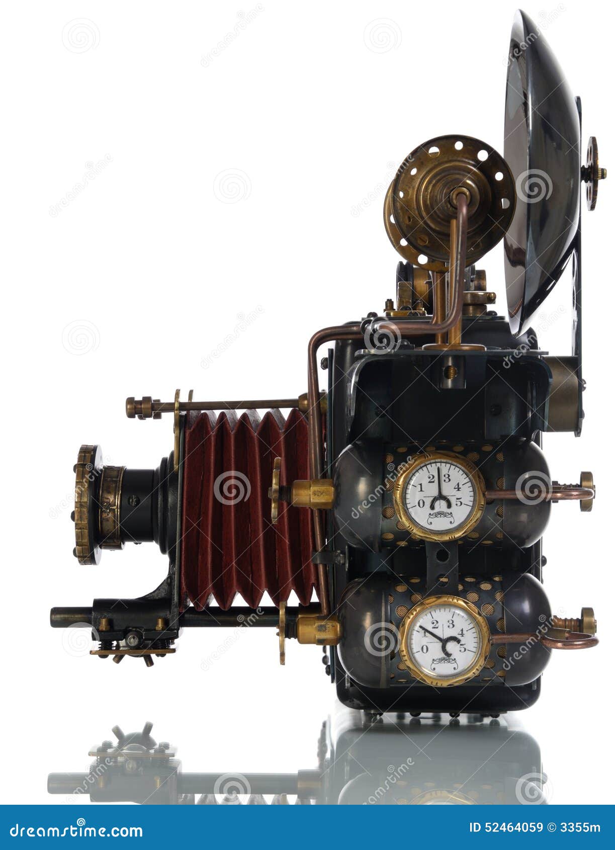 Camera steampunk stock image. Image of obsolete, equipment - 52464059