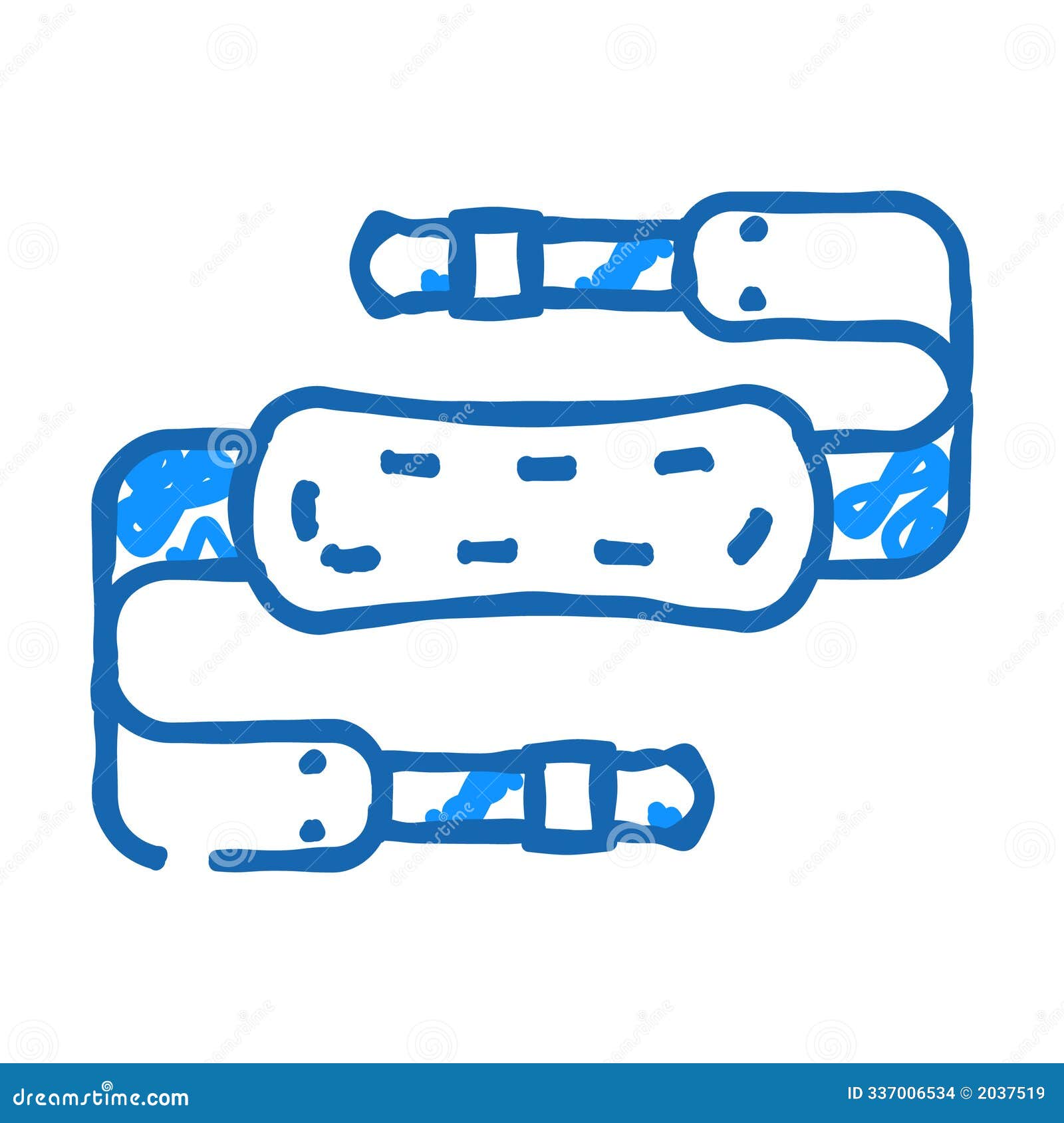 Camera Strap Icon Doodle Illustration Stock Vector - Illustration of ...