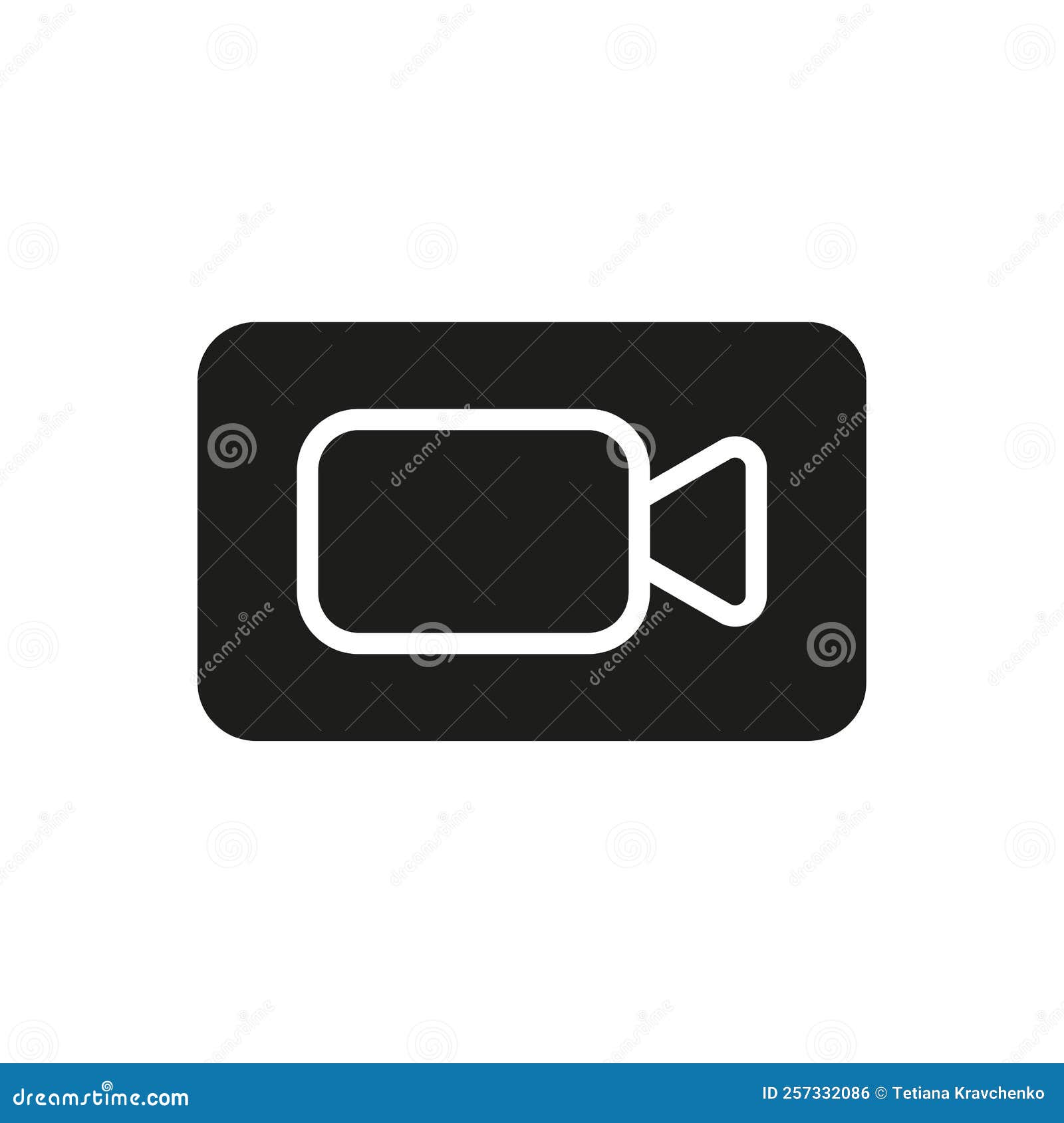 Camera Stream Icon. Computer Technology Concept. Team Work Concept ...