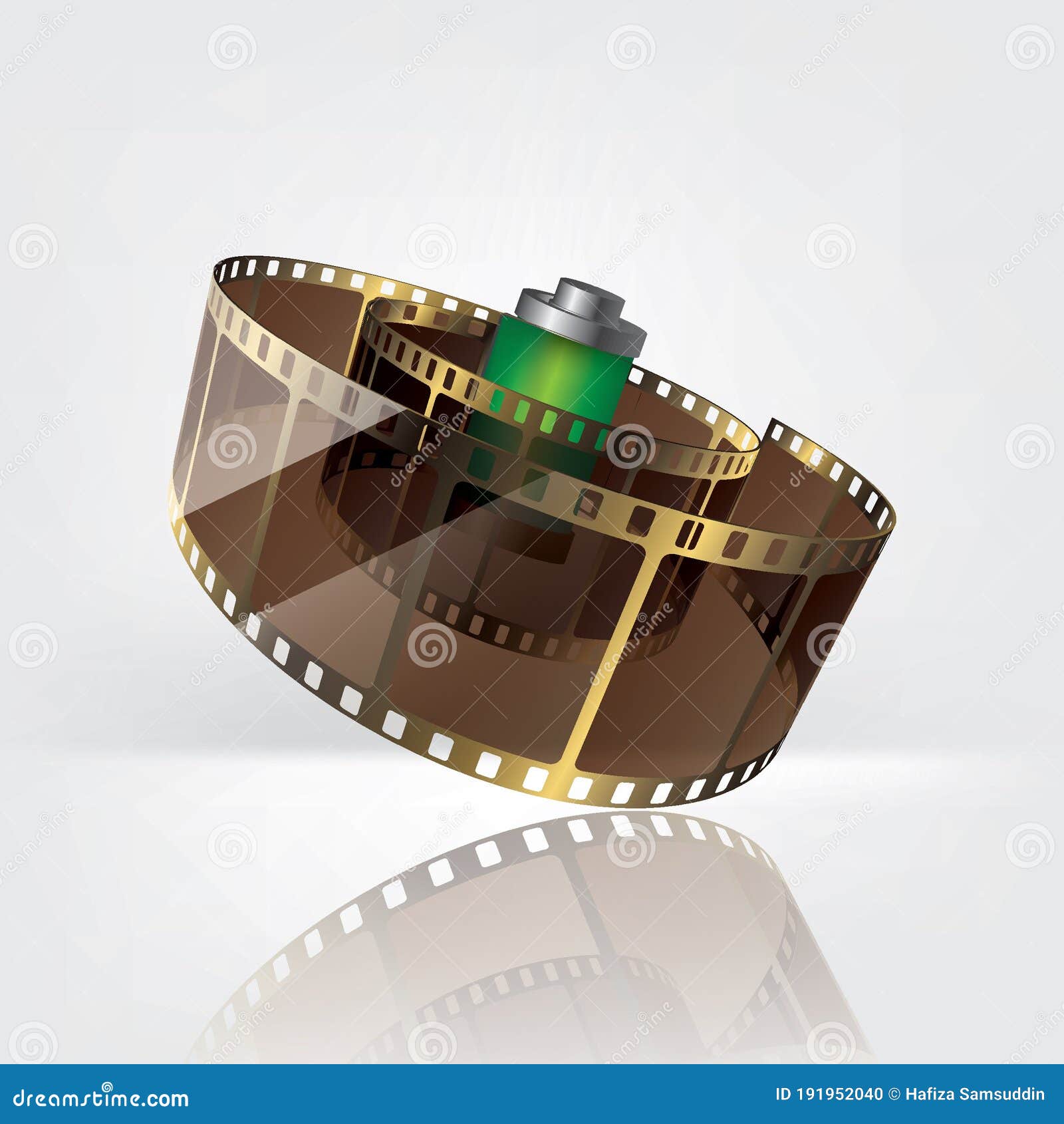 Camera Strip. Vector Illustration Decorative Design Stock Vector ...