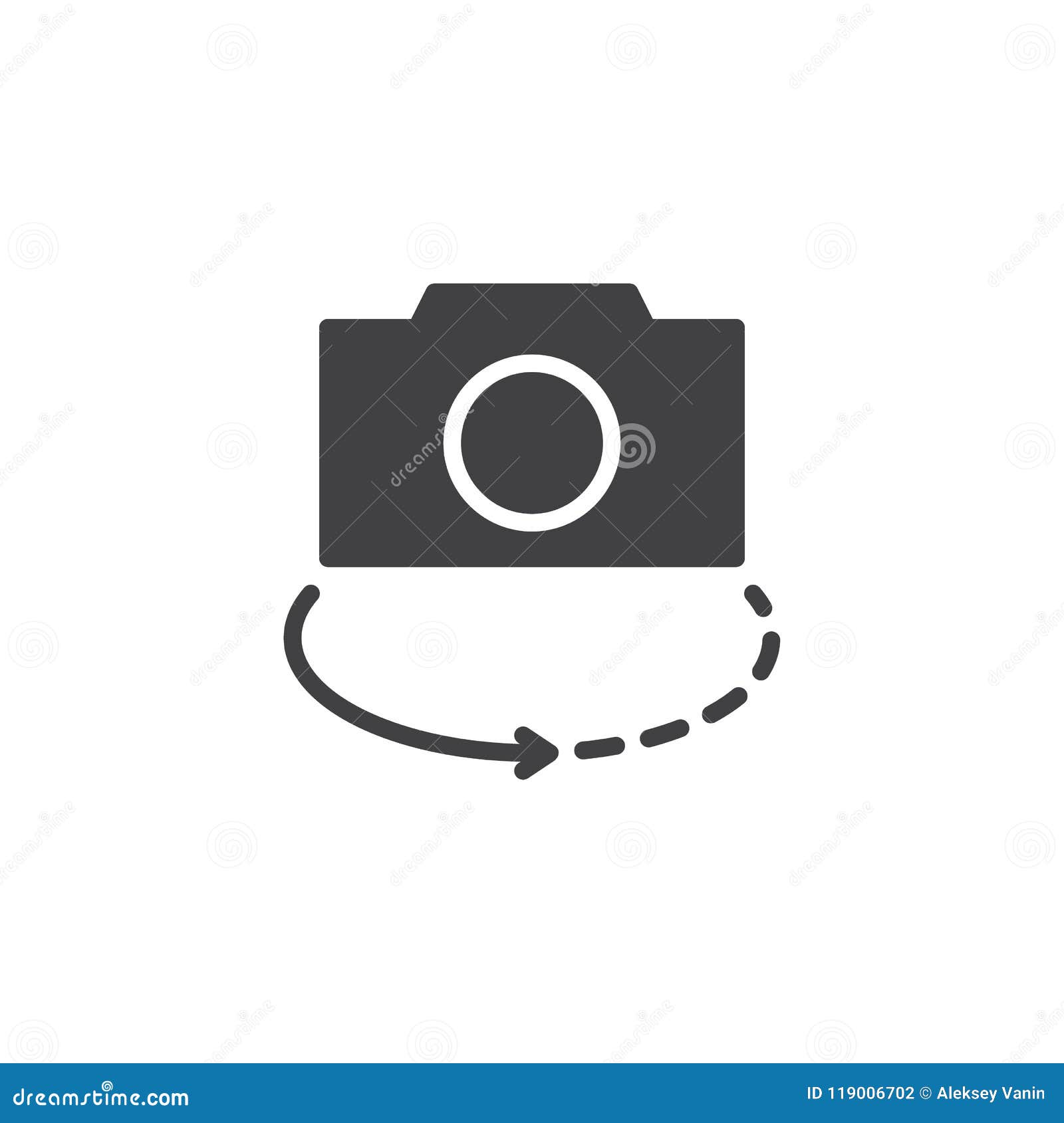 Camera switch vector icon stock vector. Illustration of rotate - 119006702