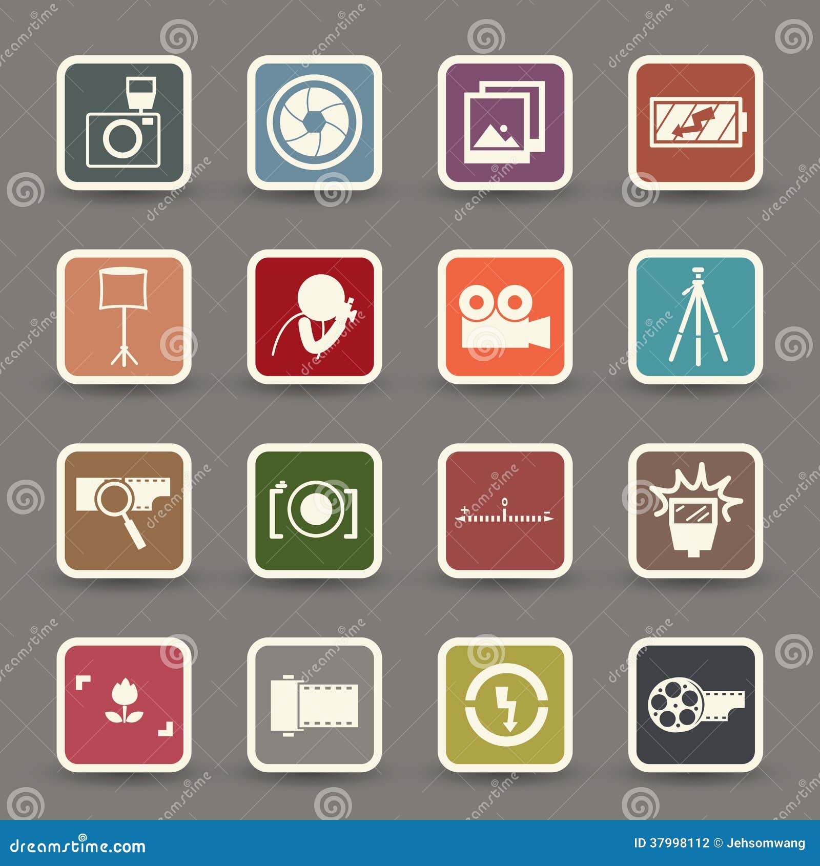 Camera symbol stock vector. Illustration of movie, history - 37998112