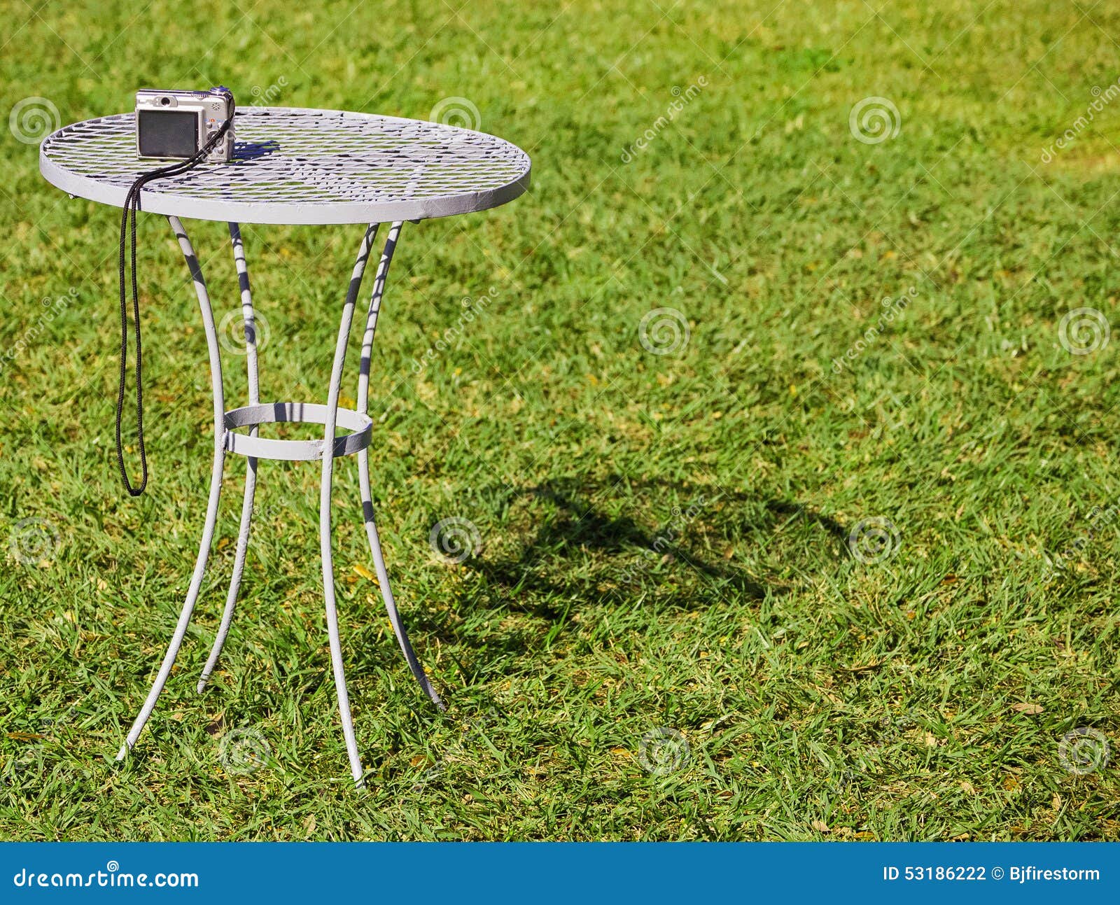 Camera on Table stock photo. Image of furniture, grass - 53186222