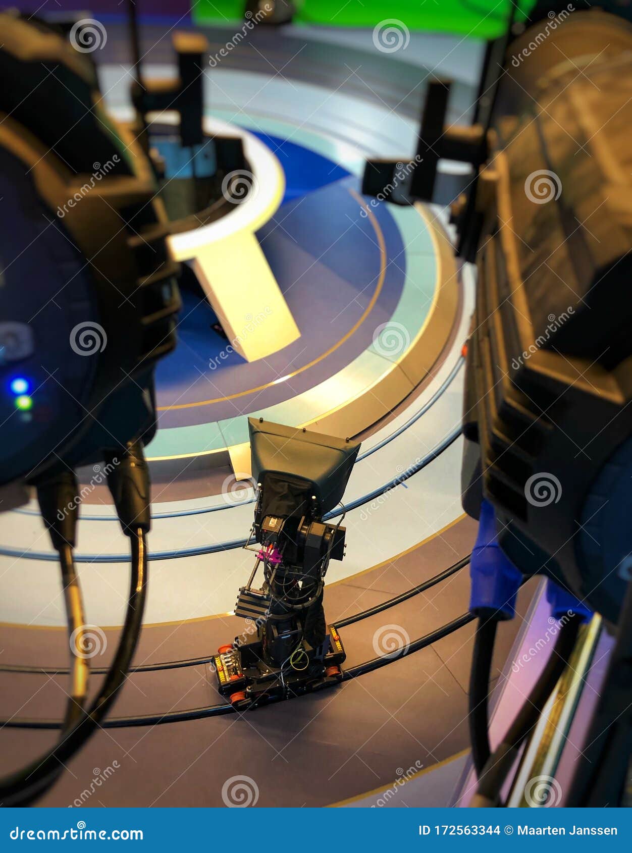 Camera Man From Television Crew Filming The Pilot In The Airplane At ...