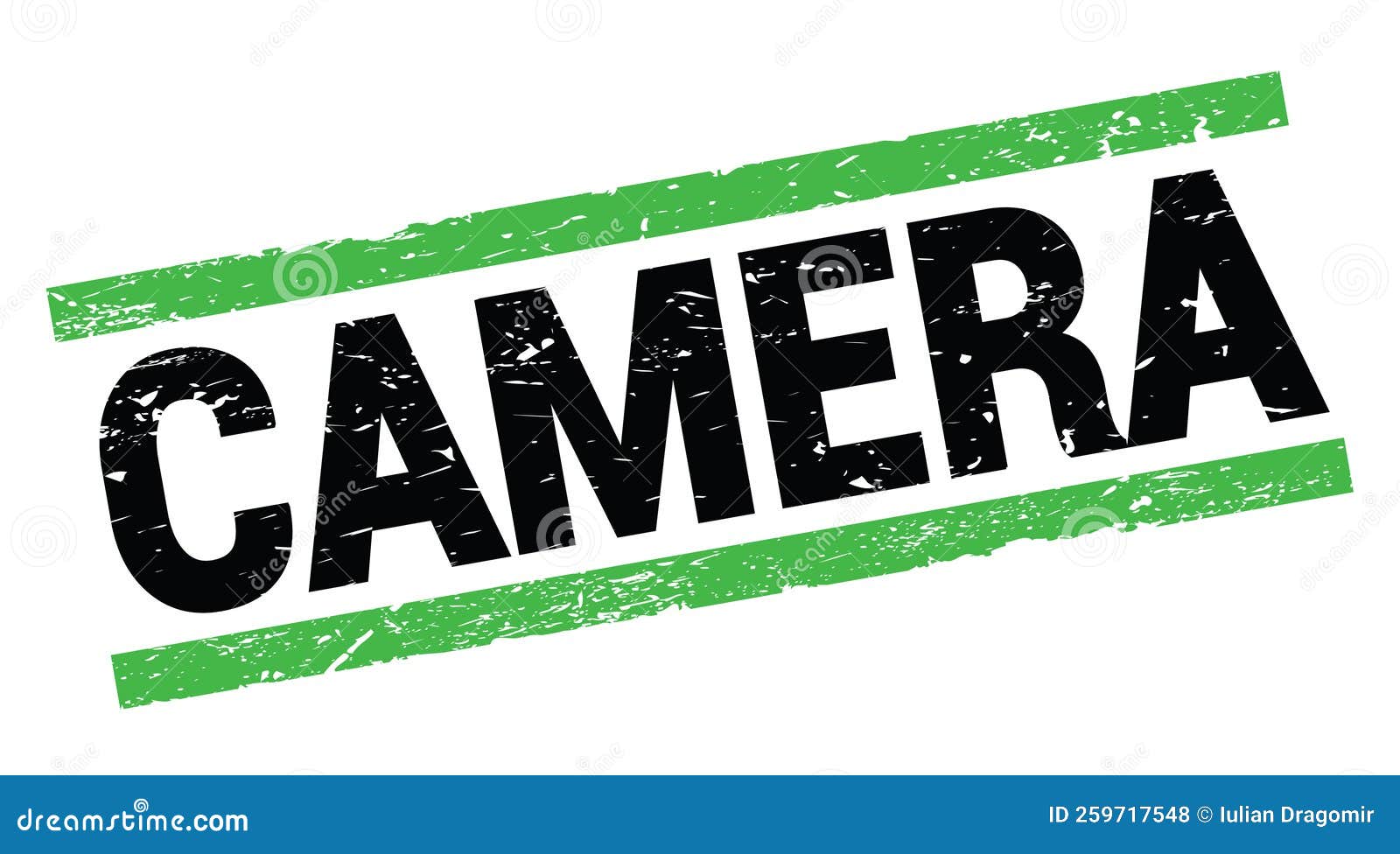 CAMERA Text on Green Rectangle Stamp Sign Stock Illustration ...