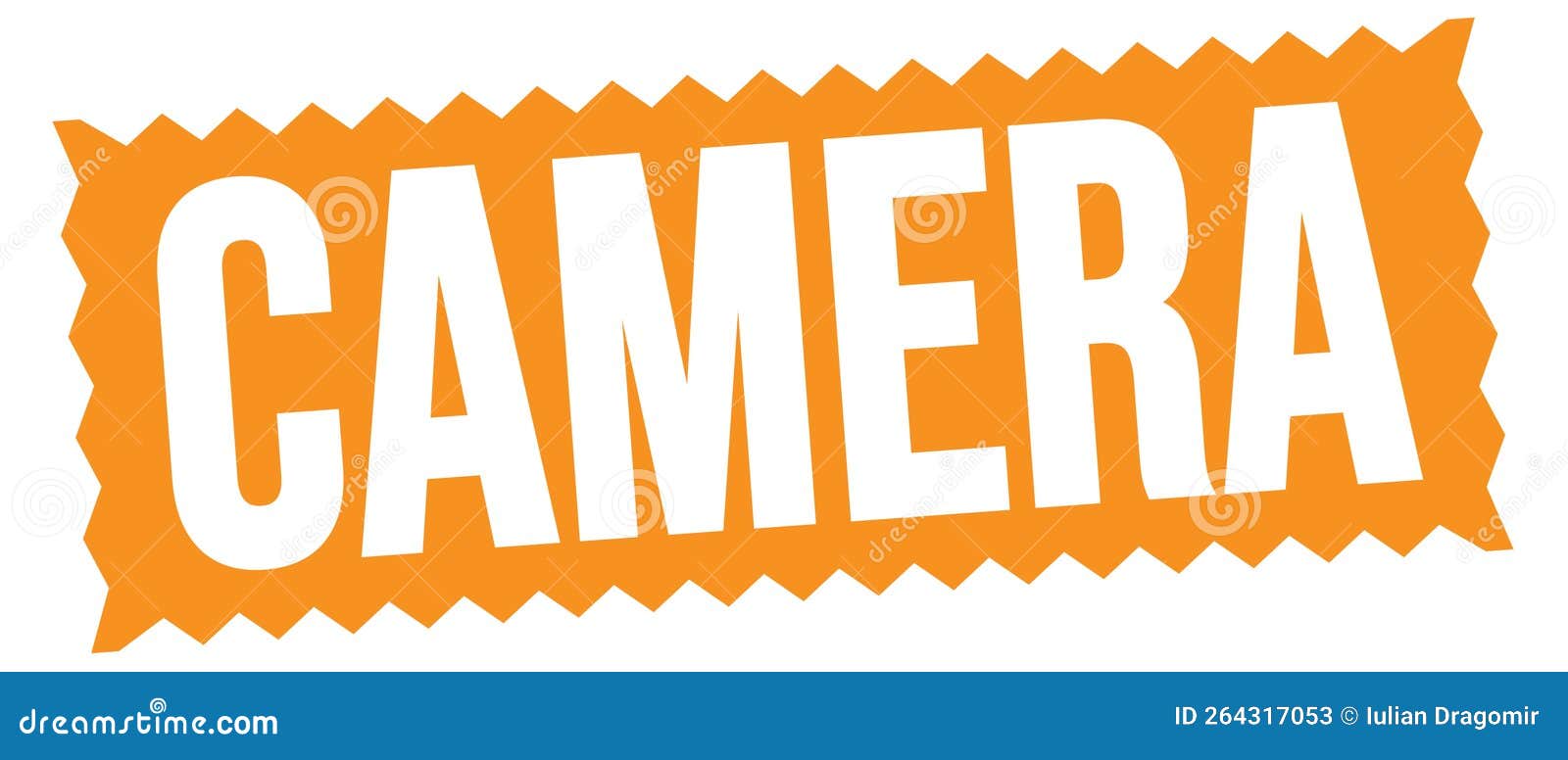 CAMERA Text Written on Orange Stamp Sign Stock Illustration ...
