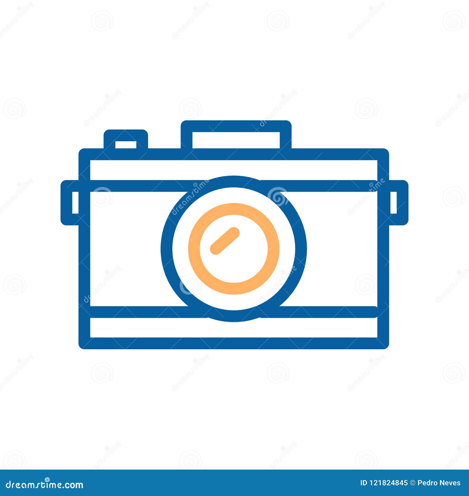 Camera Thin Line Icon. Vector Illustration for Photography Concepts ... Camera Thin Line Icon. Vector Illustration for Photography Concepts ...