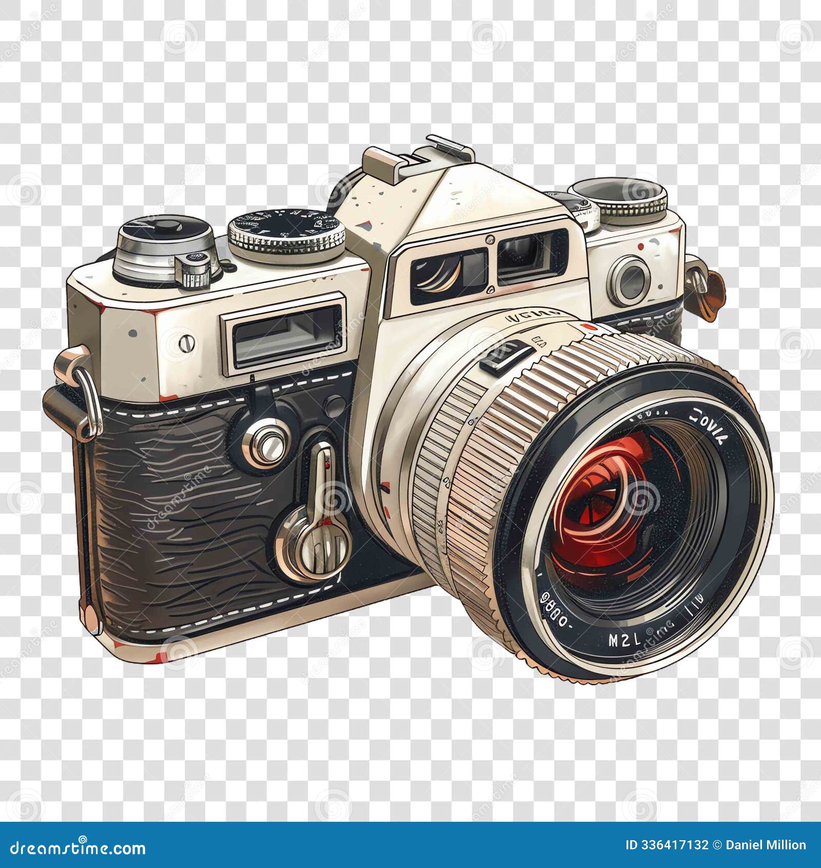 Camera Transparent Background Realistic Element Stock Illustration ...