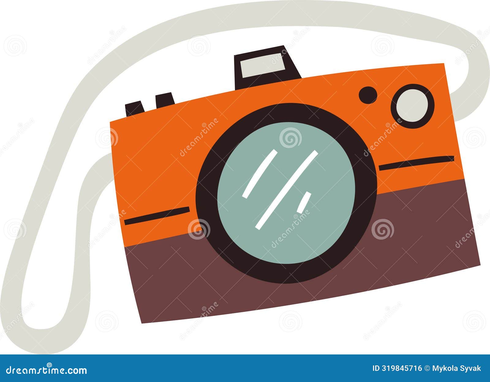 Camera Travel Accessory stock vector. Illustration of design - 319845716