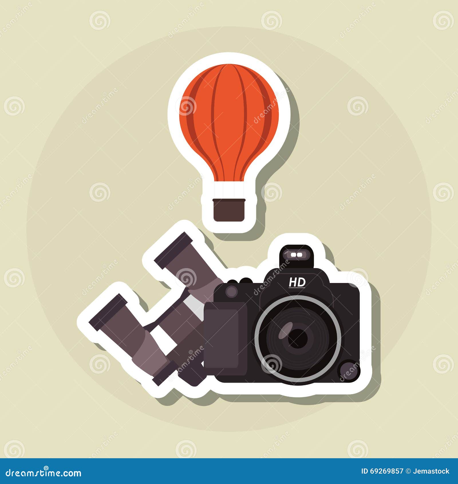 Camera and Travel Icon Design Stock Vector - Illustration of tourist ...