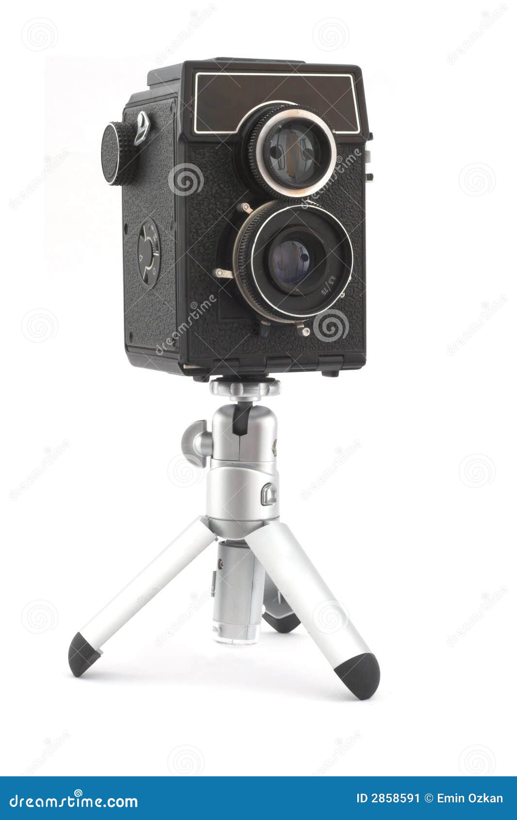 Camera on tripod stock image. Image of press, arts, camera - 2858591