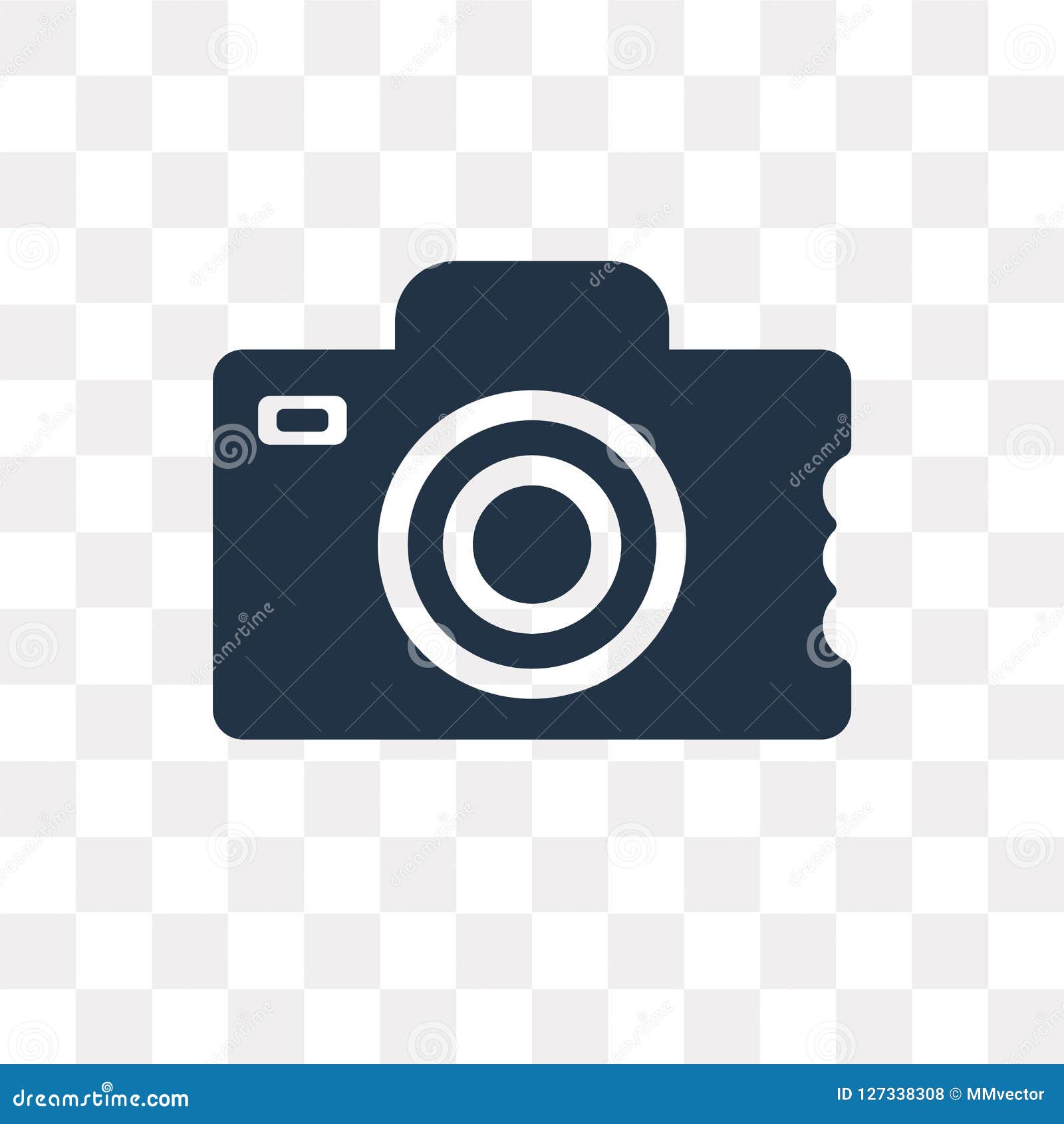 Camera Vector Icon Isolated on Transparent Background, Camera T Stock ...