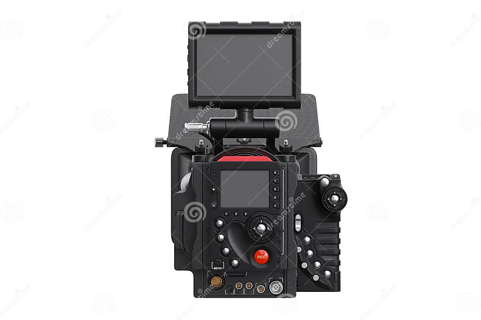 Camera Video Digital, Back View Stock Illustration - Illustration of ...