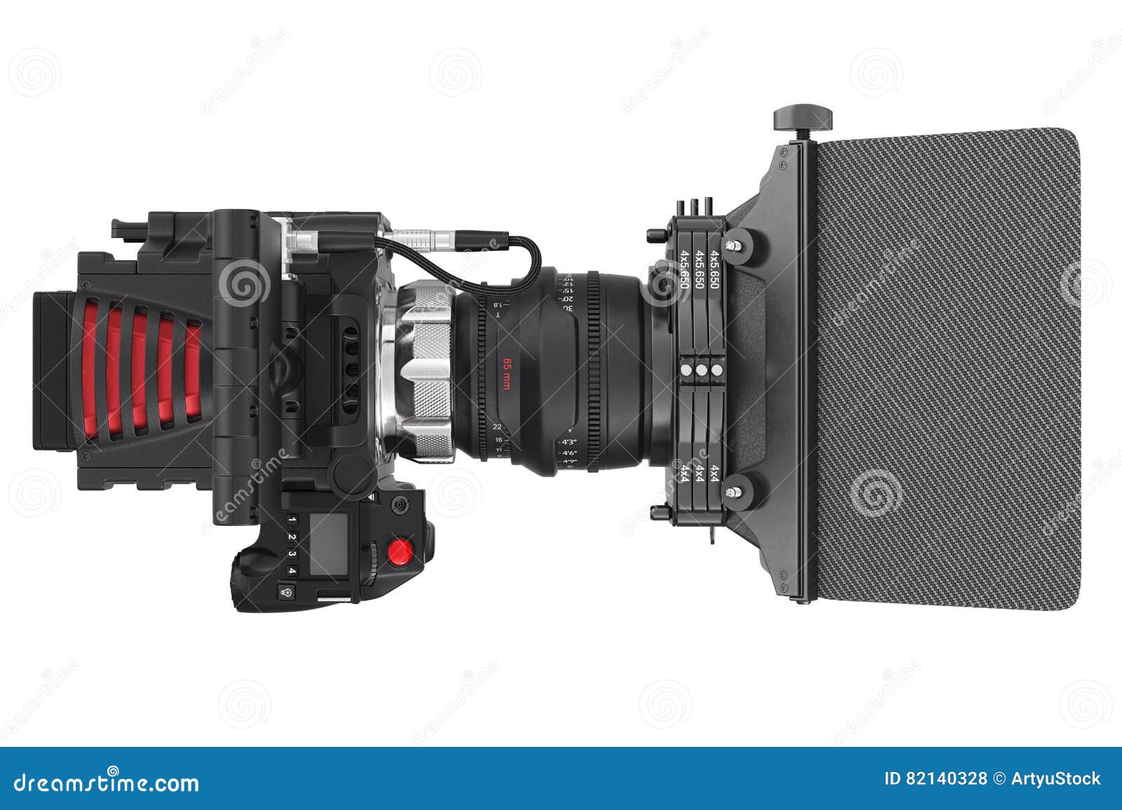 Camera video, top view stock illustration. Illustration of ...