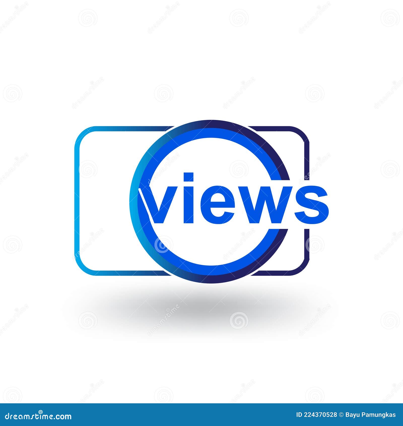 Camera View Logo Icon Vector Template Stock Vector - Illustration of ...