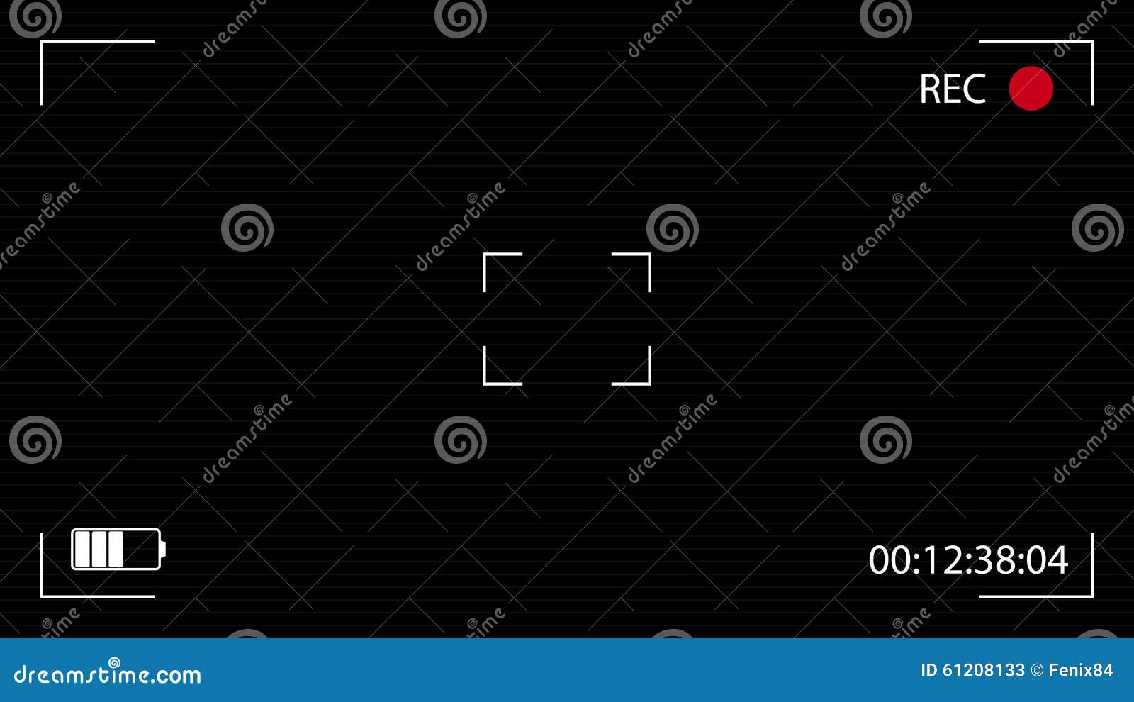 Camera Viewfinder Black Background. Stock Vector - Illustration of ...
