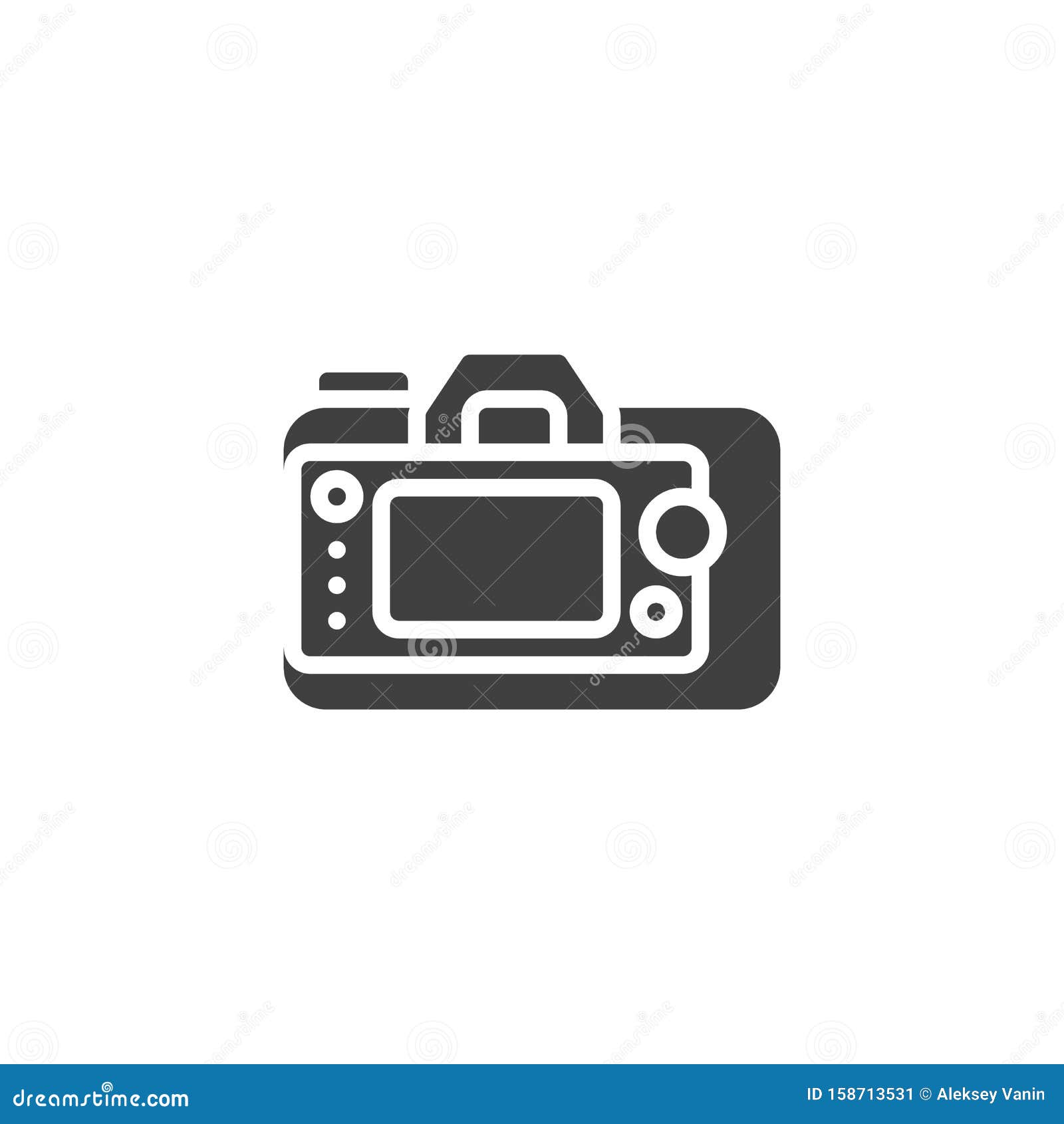 Camera Viewfinder Screen Vector Icon Stock Vector - Illustration of ...