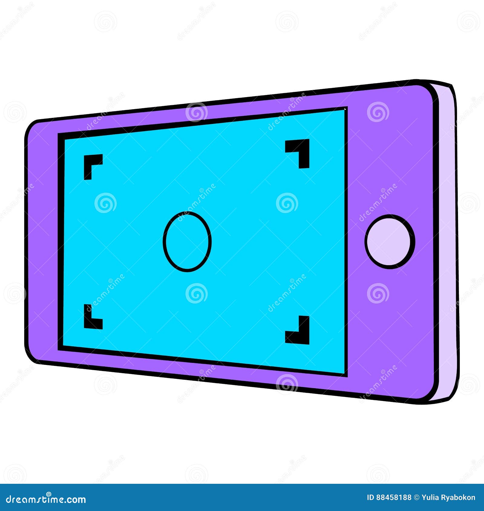 Camera Viewfinder Icon Cartoon Stock Vector - Illustration of focusing ...