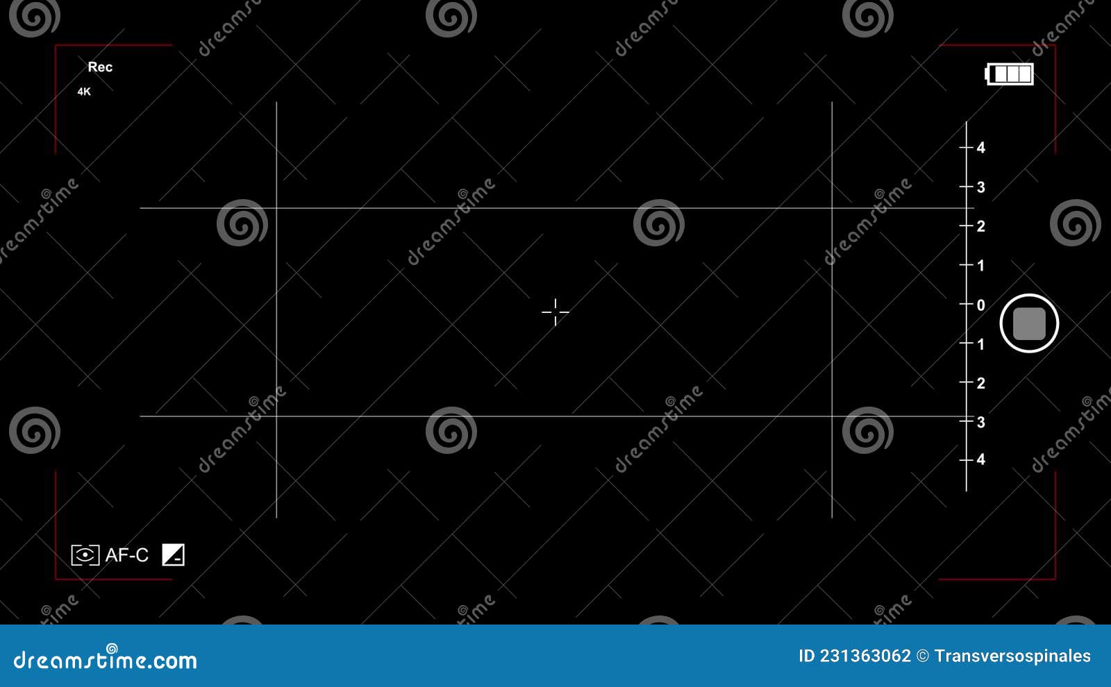 Camera Viewfinder Layout Animation, Camera Recording. Interface and ...