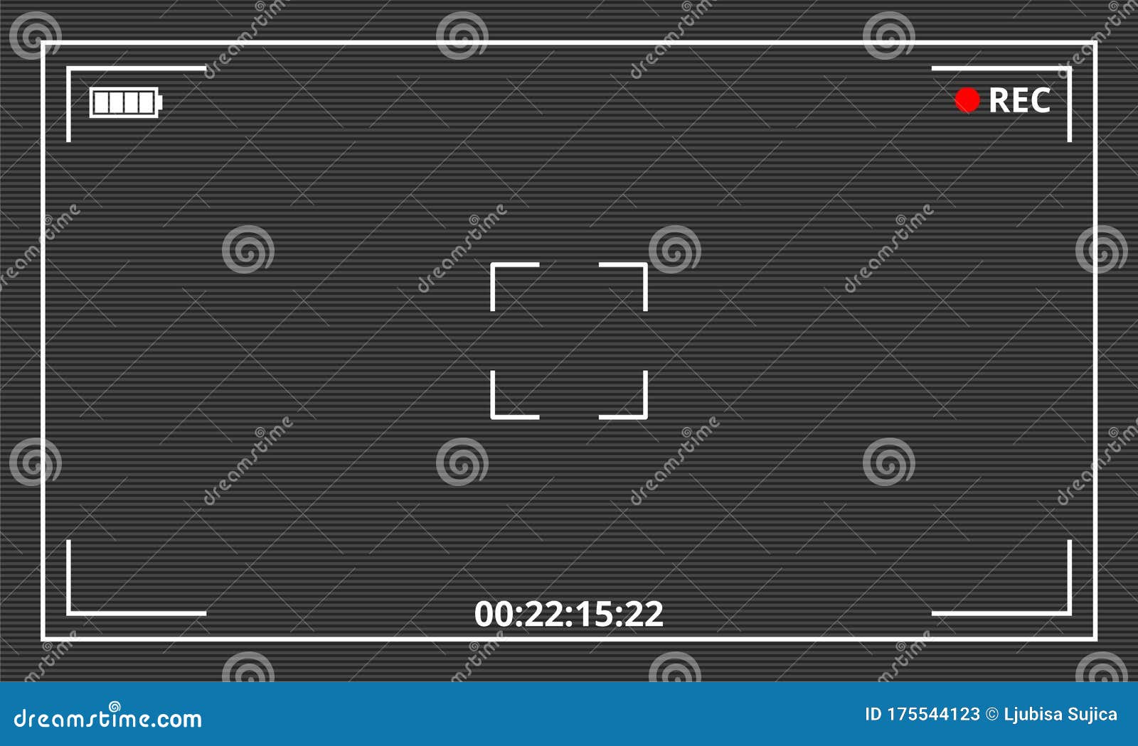 Camera viewfinder stock vector. Illustration of cinematography - 175544123
