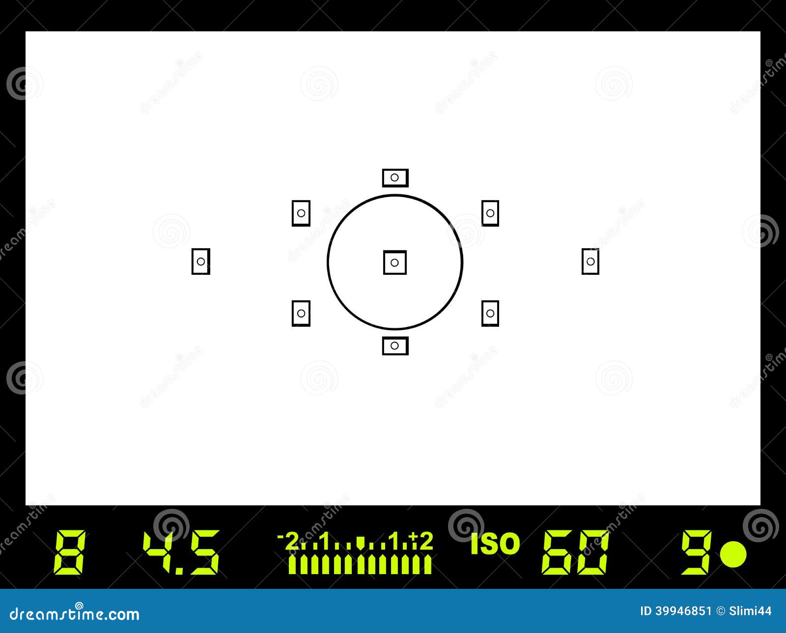 Camera viewfinder stock vector. Illustration of vector - 39946851
