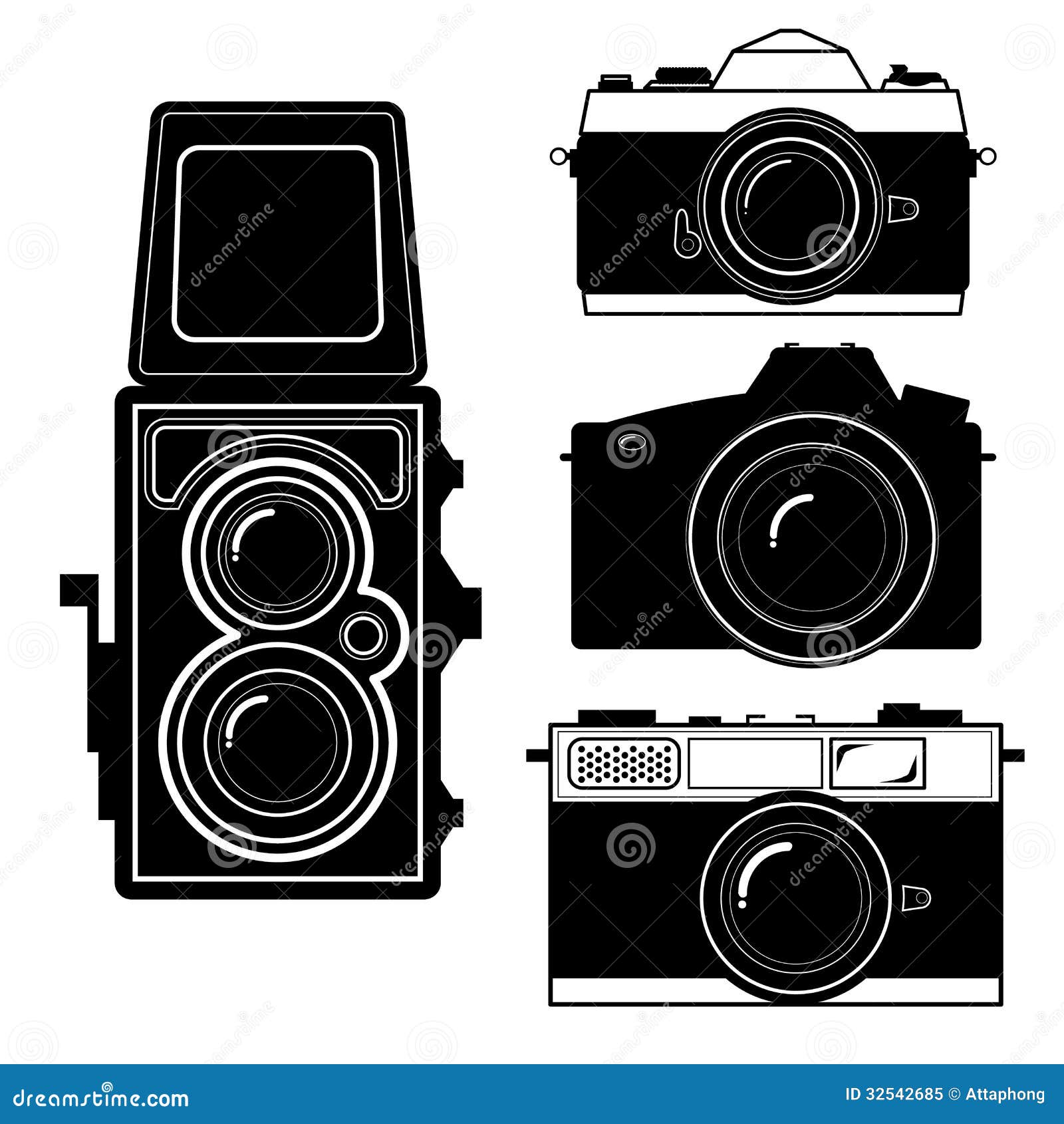 Camera Vintage Camera Vector Stock Vector - Illustration of painting ...