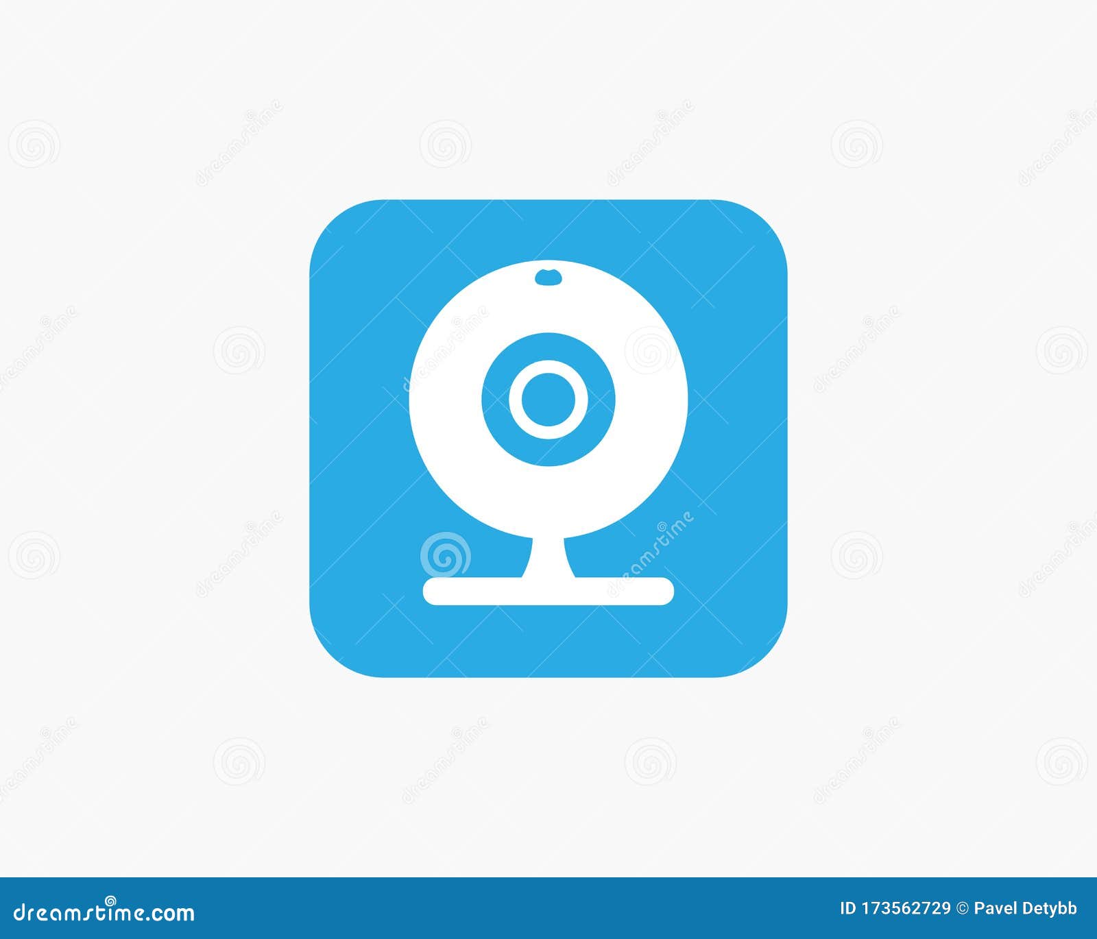 Camera, Webcam Icon. Vector Illustration, Flat Design Stock ...