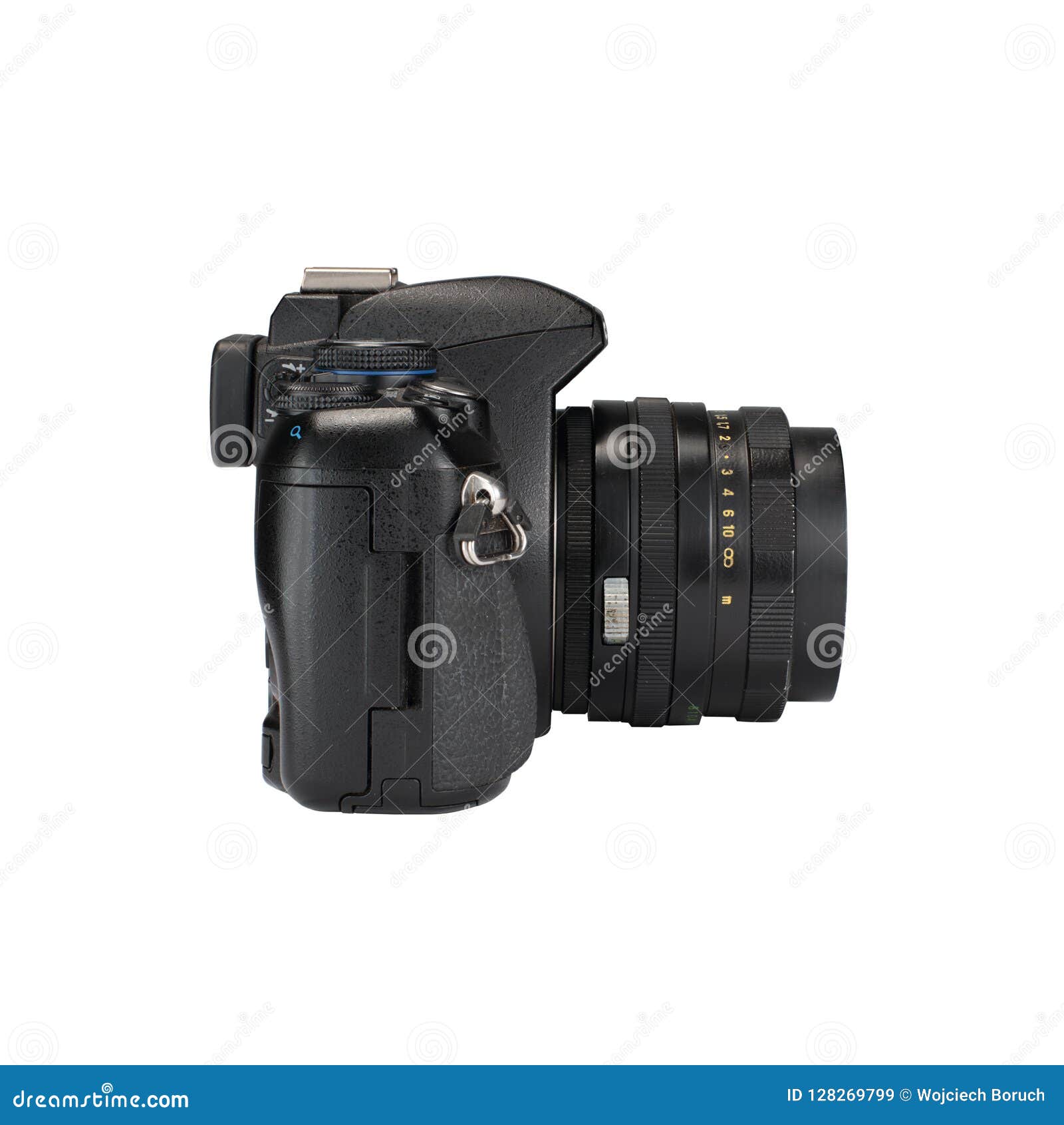 Camera stock image. Image of lens, profile, black, dslr - 128269799